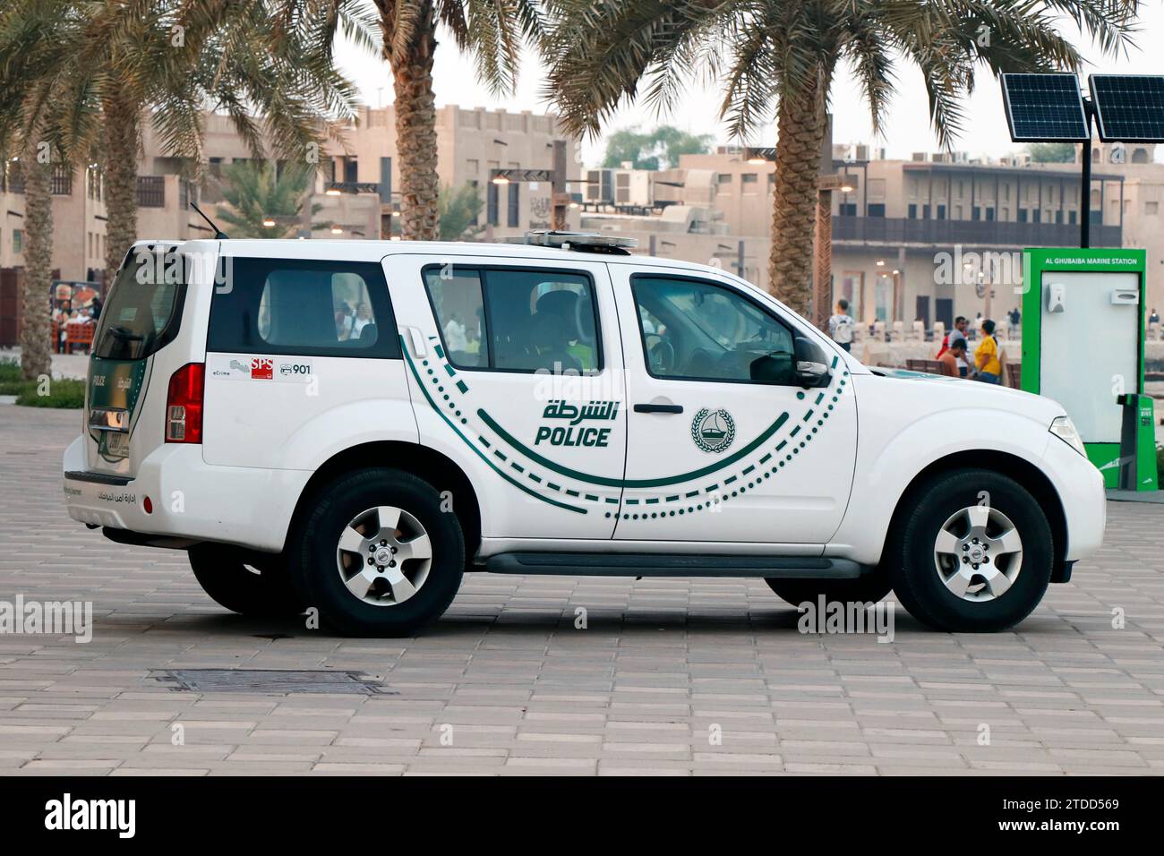 Dubai, united arab emirates - October 28, 2022 dubai police car in ...