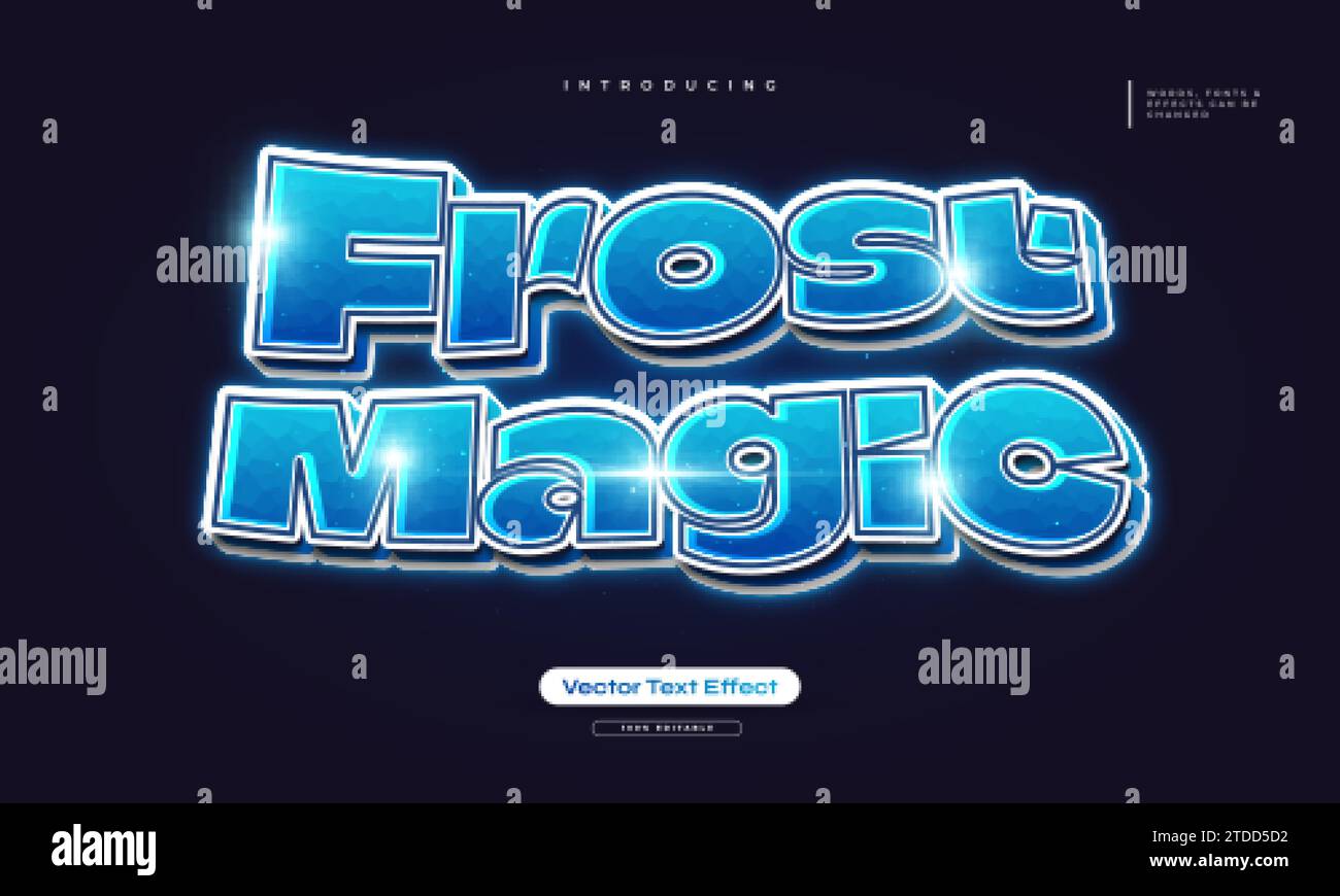Editable magic text effect hi-res stock photography and images - Alamy
