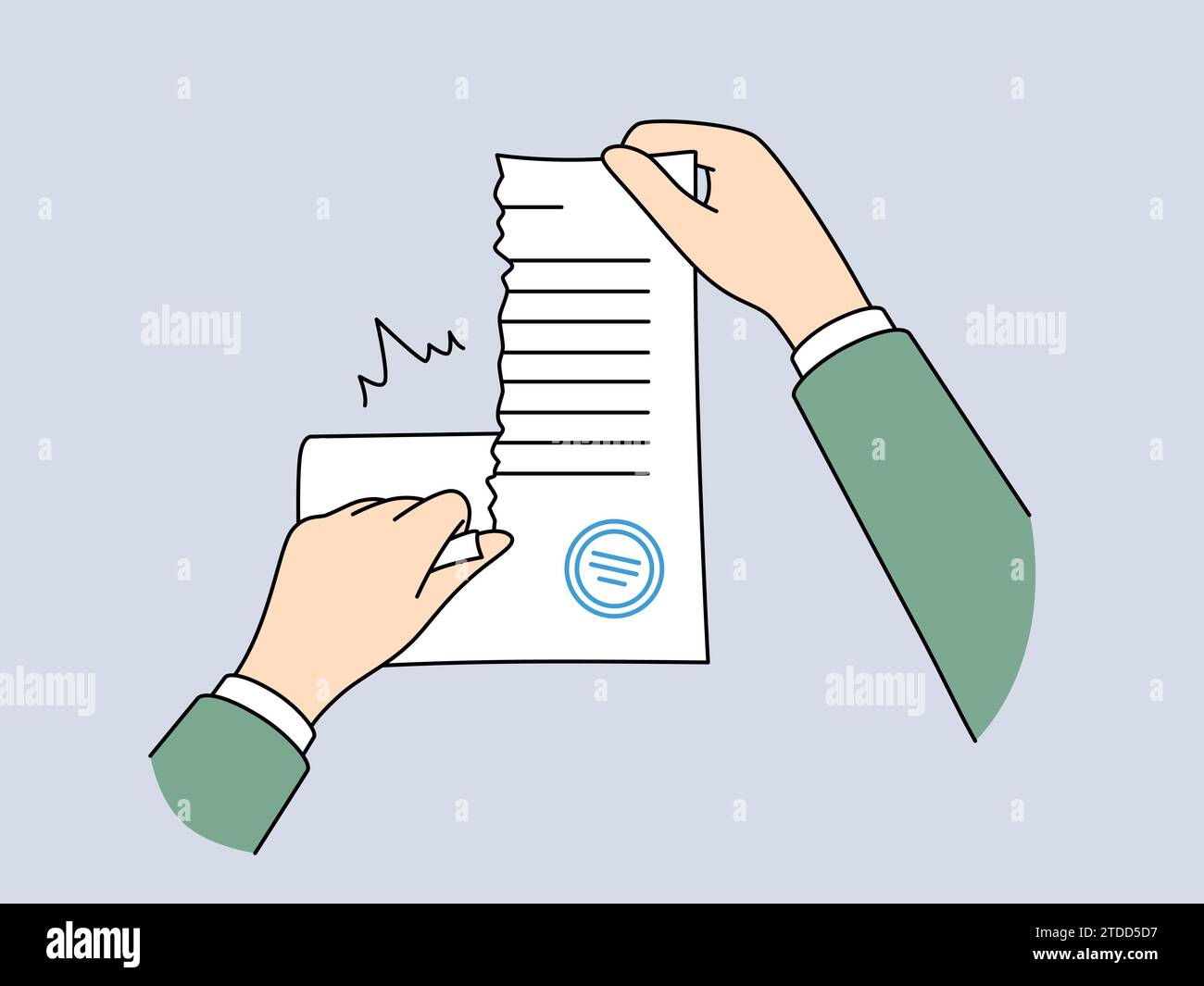Destruction of documents Stock Vector Images - Alamy