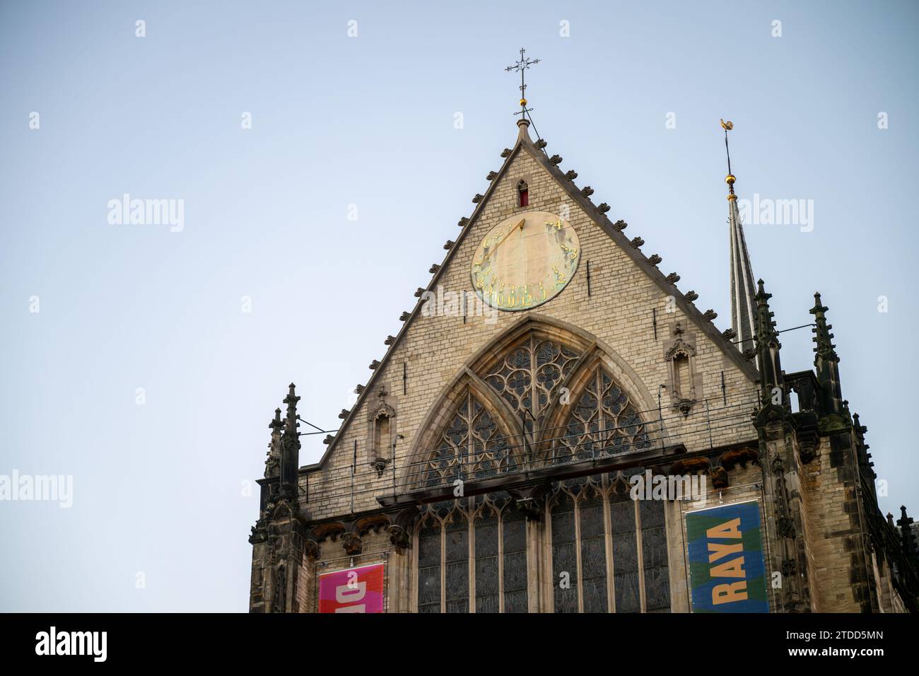 Amsterdam, Netherlands - DEC 17 2023: Nieuwe Kerk (New Church) in ...