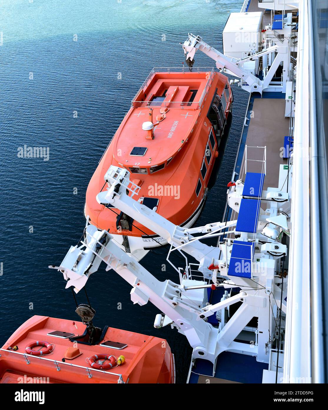 Nordfjord, Norway - 29th June 2022: Sky Princess tender No.16h Stock ...