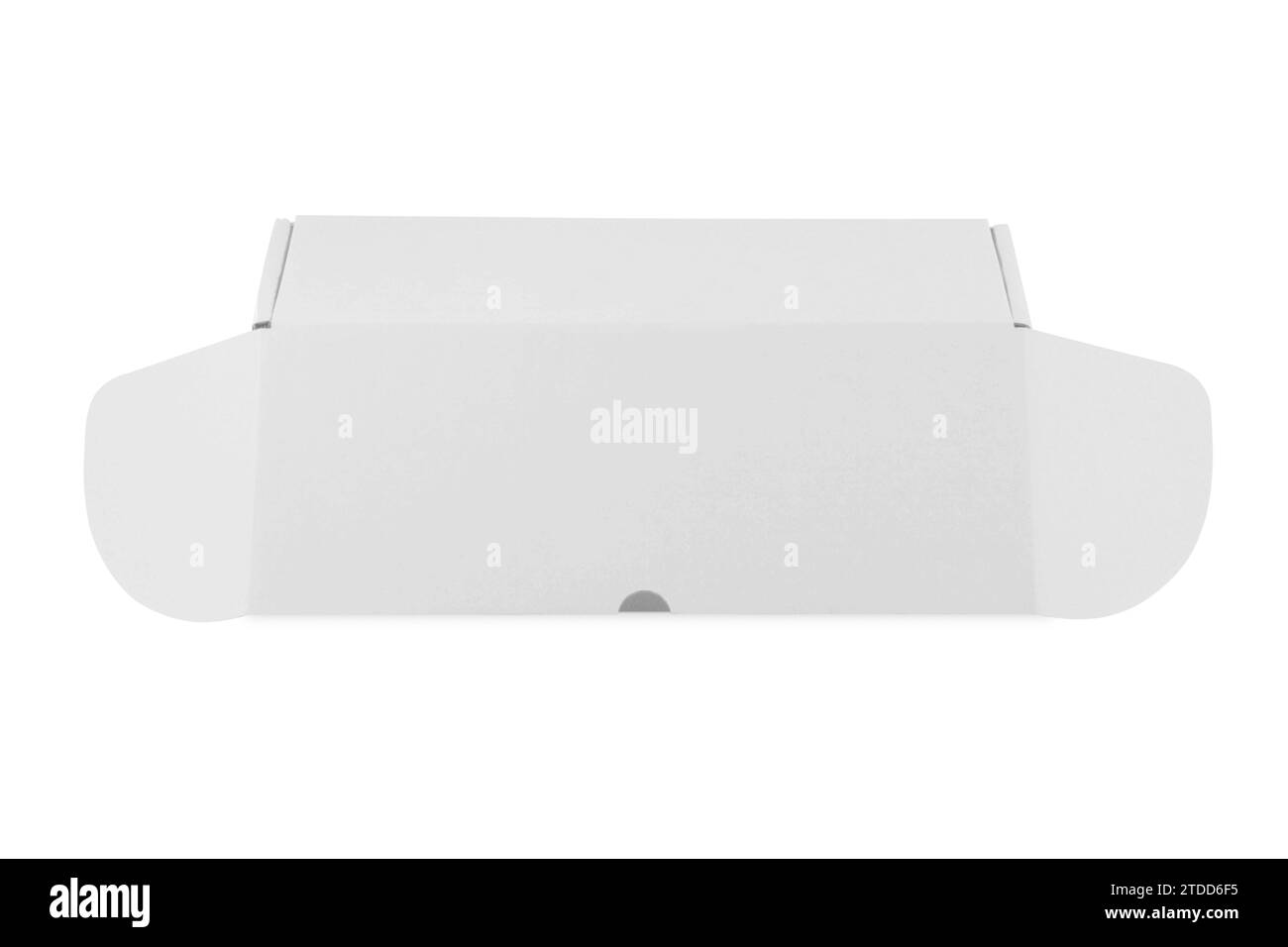 Rectangular Package Box Mockup Isolated on White Background 3D ...