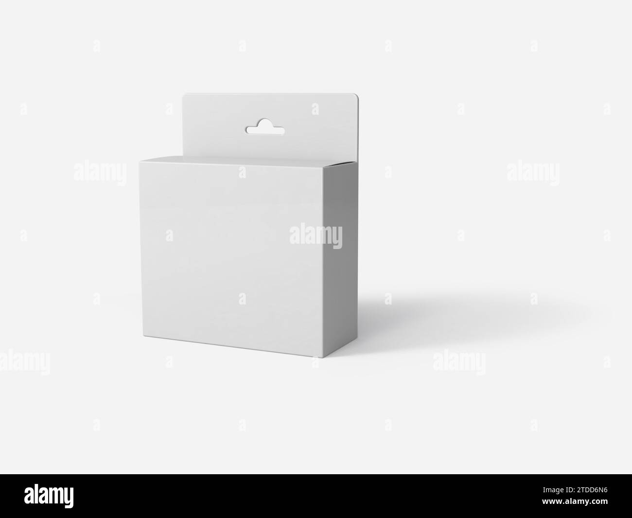 Package Box Mockup Isolated on White Background 3D Rendering Stock ...