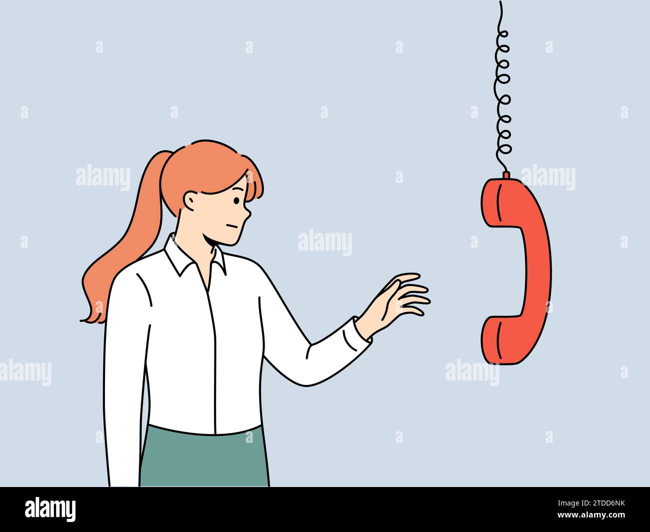 Woman reaches Stock Vector Images - Alamy
