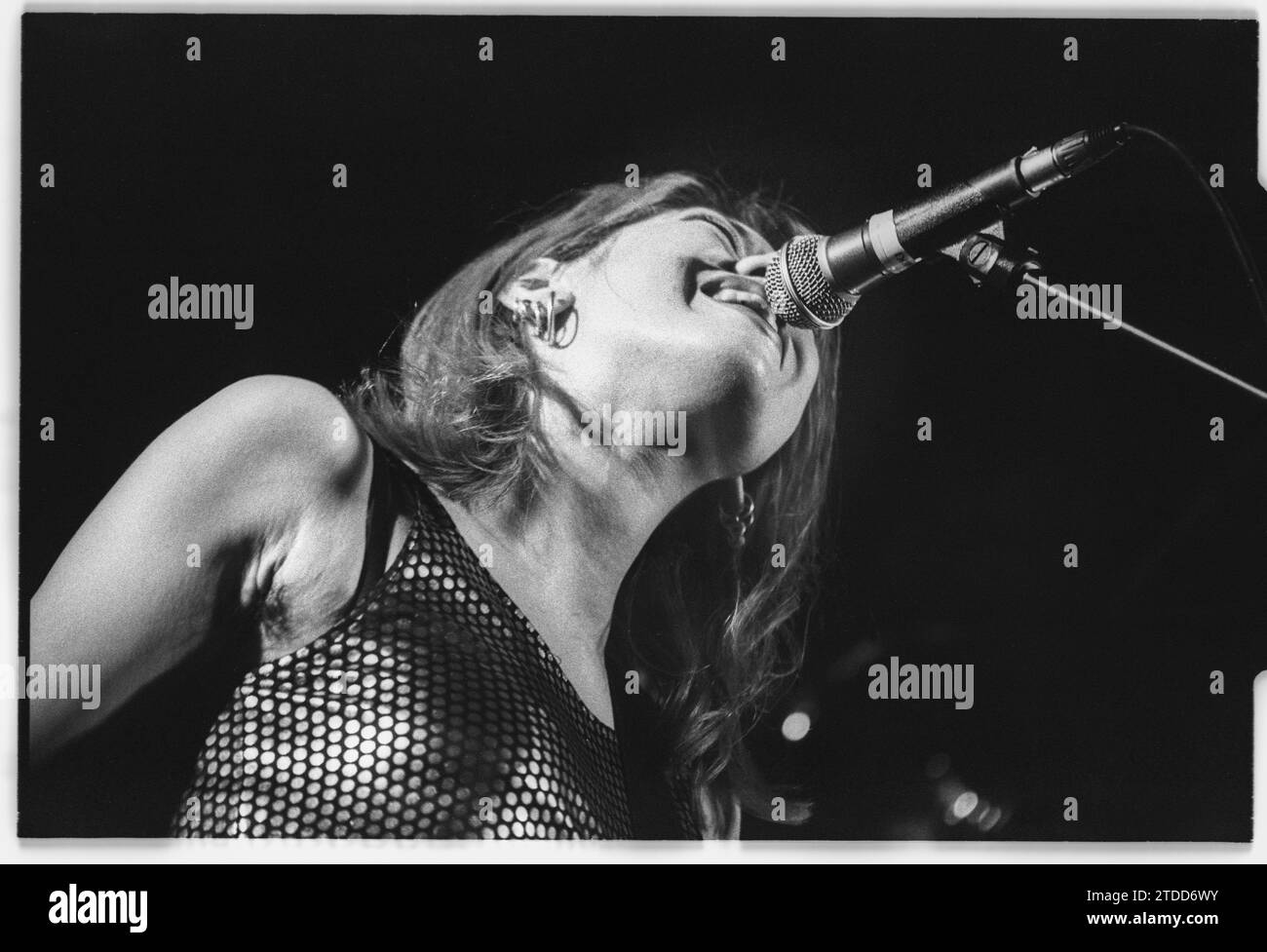 MIKI BERENYI, LUSH, 1996: Miki Berenyi of the British band Lush playing ...