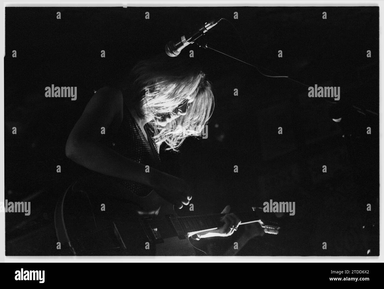 MIKI BERENYI, LUSH, 1996: Miki Berenyi of the British band Lush playing ...