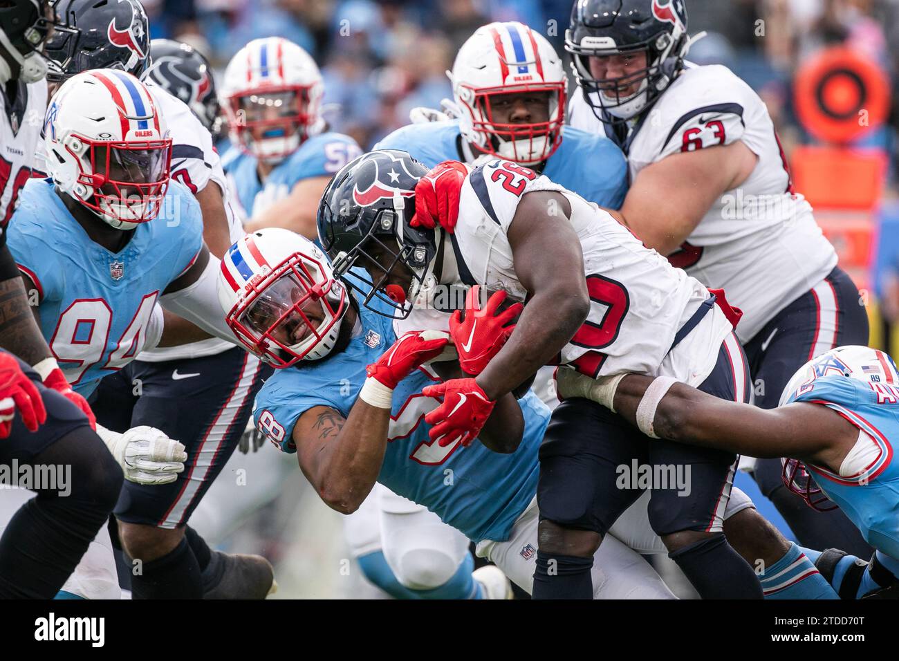 Nashville, USA. 17th Dec, 2023. Tennessee Titans linebacker Harold ...