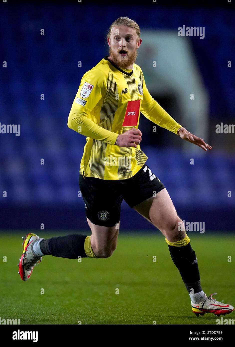 File photo dated 21-12-2021 of Harrogate Town's Luke Armstrong ...