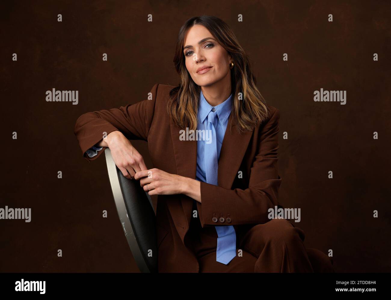 Actor Mandy Moore poses for a portrait to promote the Peacock series ...