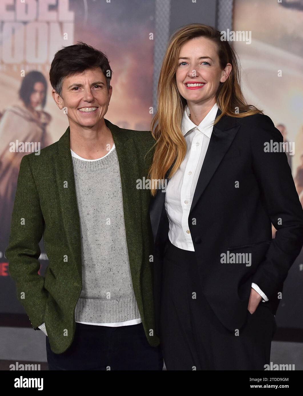 Tig Notaro, left, and Stephanie Allynne attend the premiere of "Rebel ...