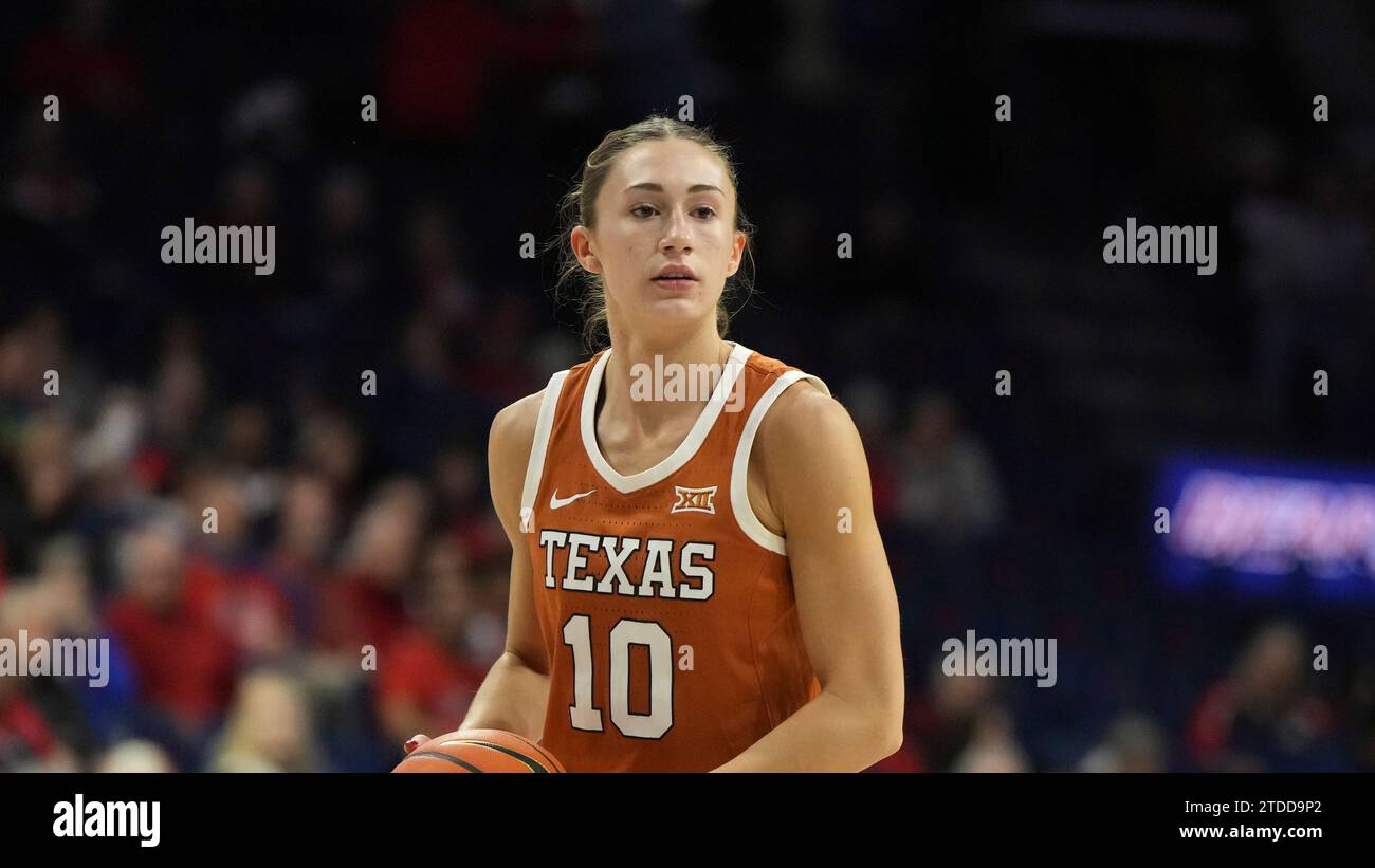 Texas guard Shay Holle (10) in the first half during an NCAA basketball ...