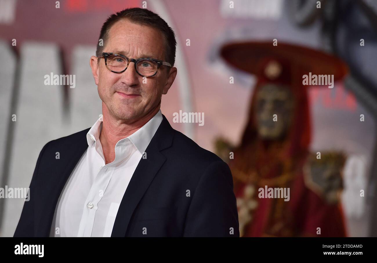 Kurt Johnstad attends the premiere of "Rebel Moon - Part One: A Child ...