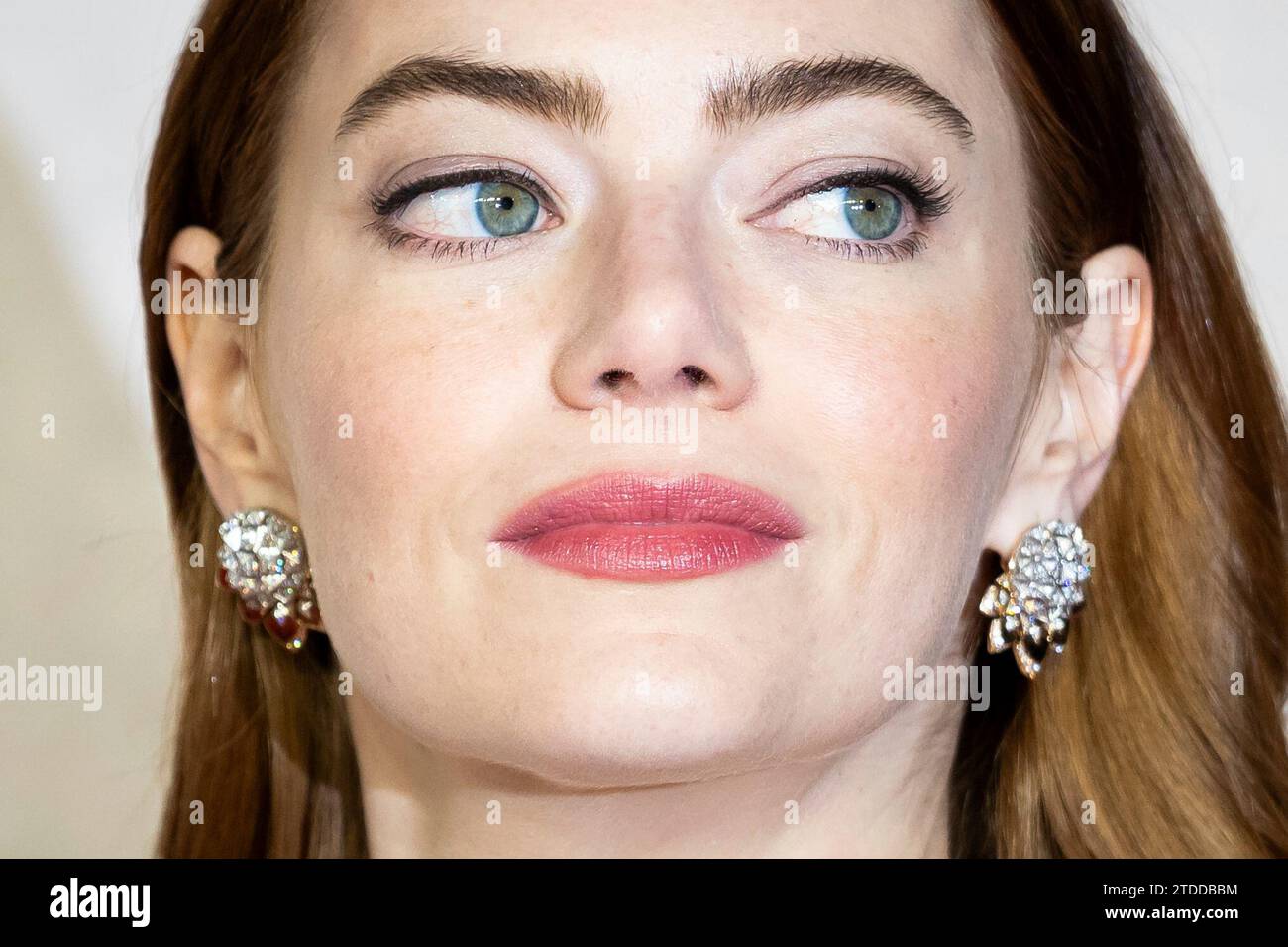 Emma Stone poses for photographers upon arrival at the premiere of the ...