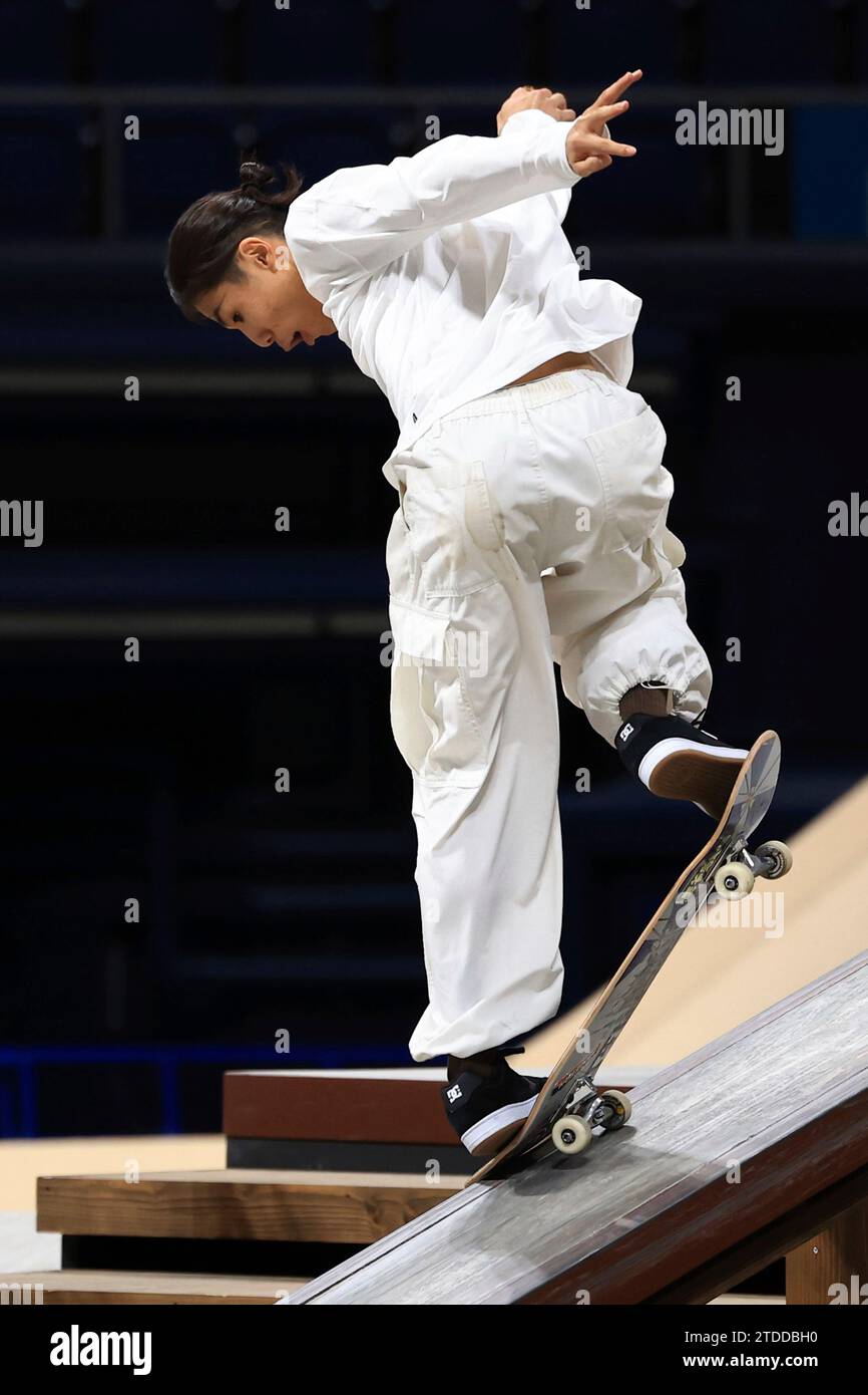 Yukito Aoki of Japan performs during men's qualification of Street ...