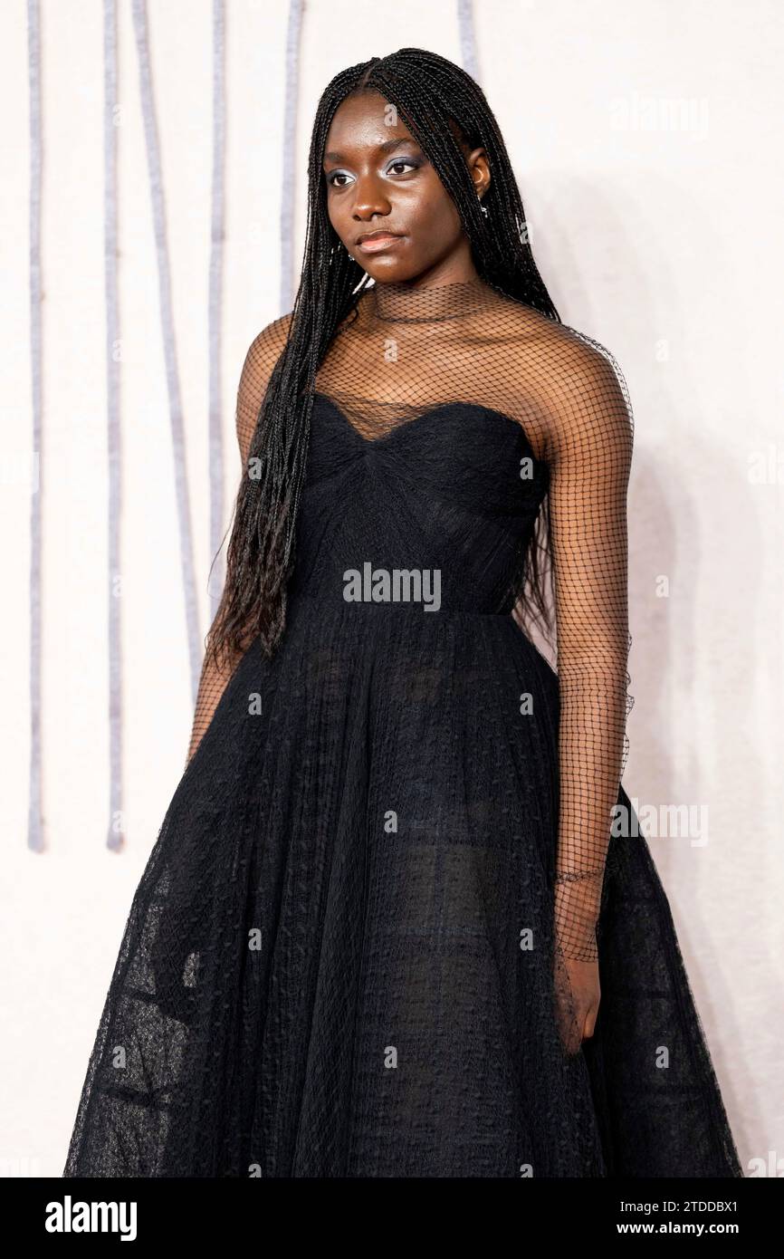 Suzy Bemba poses for photographers upon arrival at the premiere of the ...