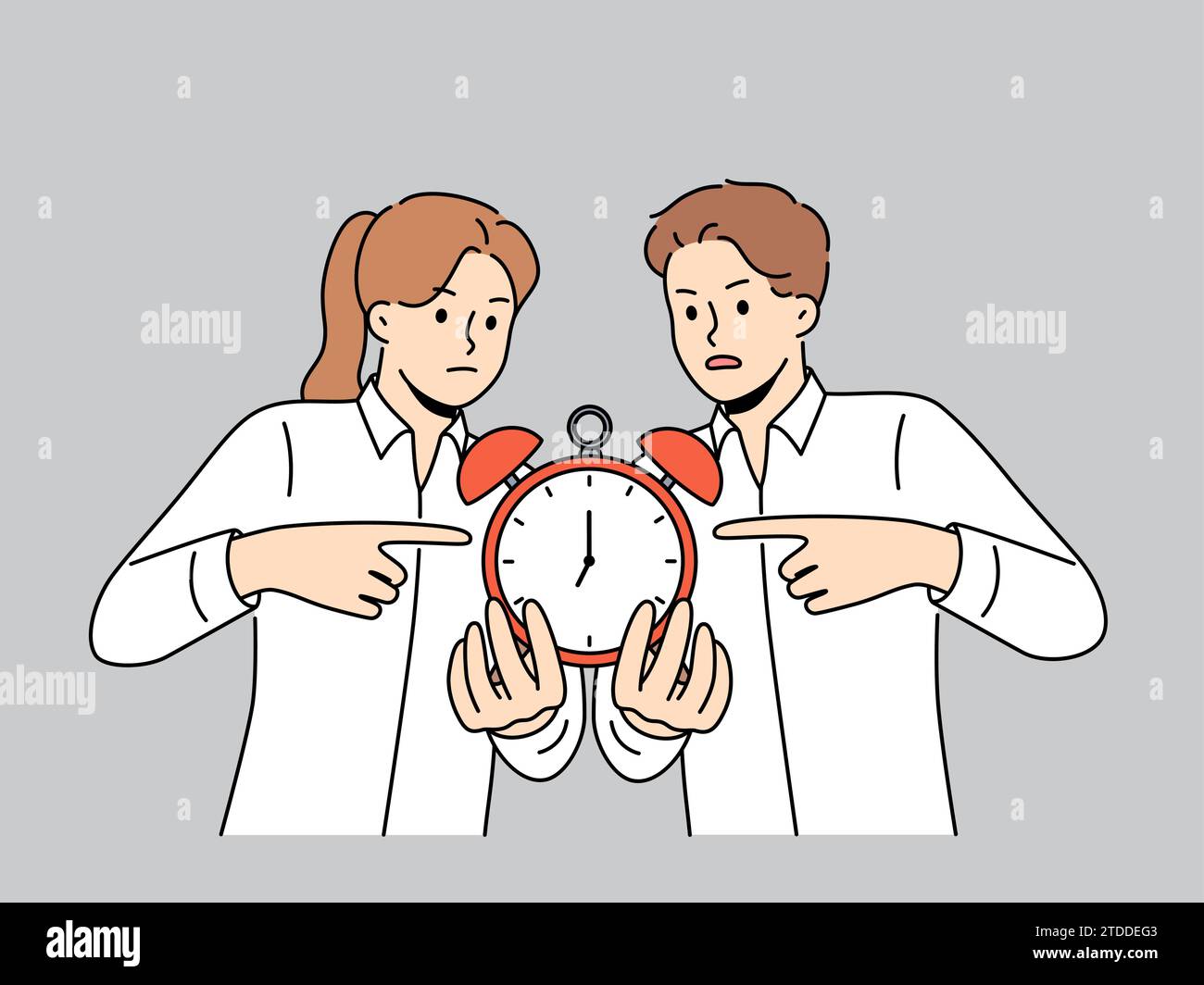 Delay in completion Stock Vector Images - Alamy