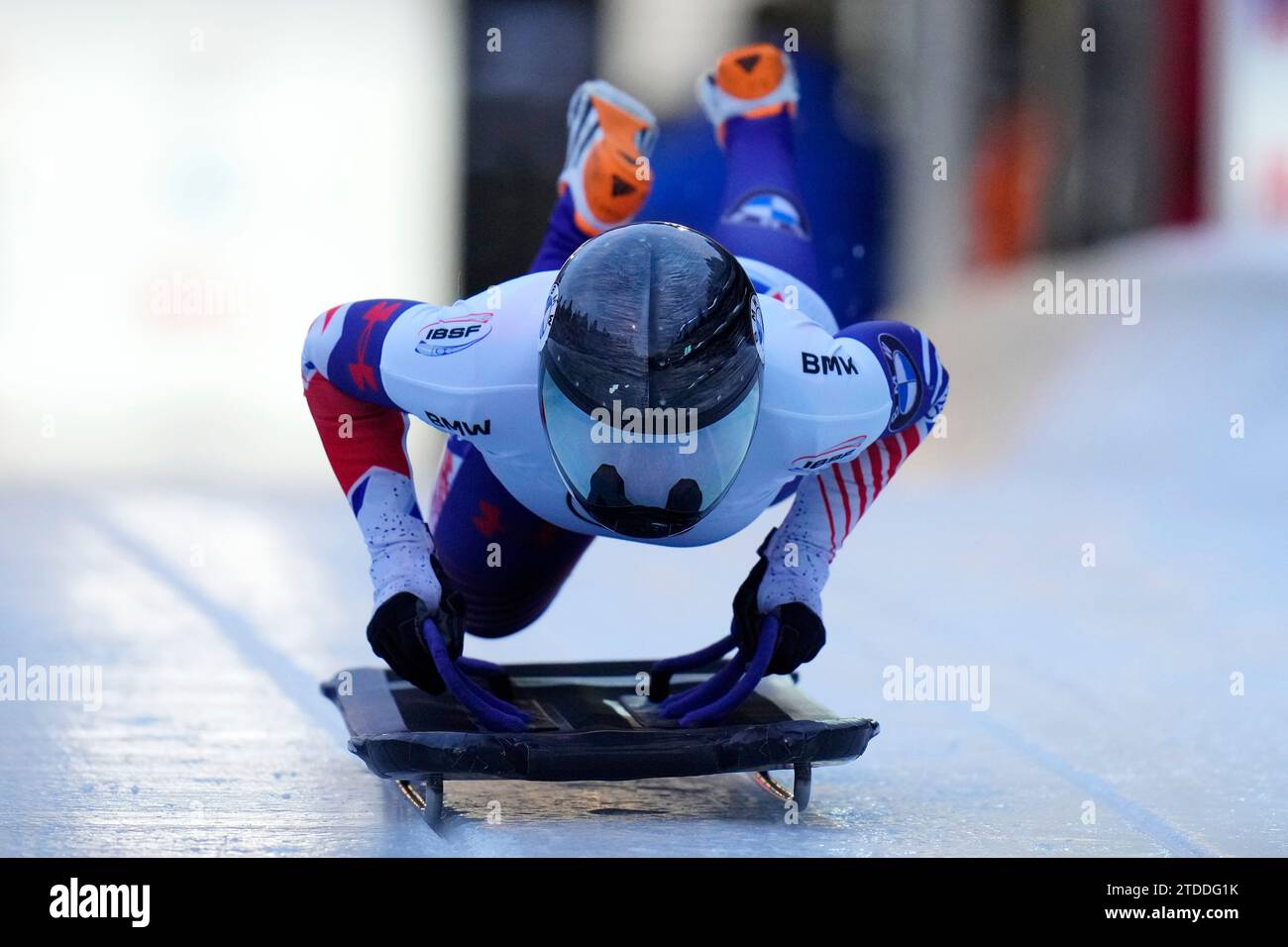 Mystique Ro of the US competes during the women's Skeleton World Cup ...