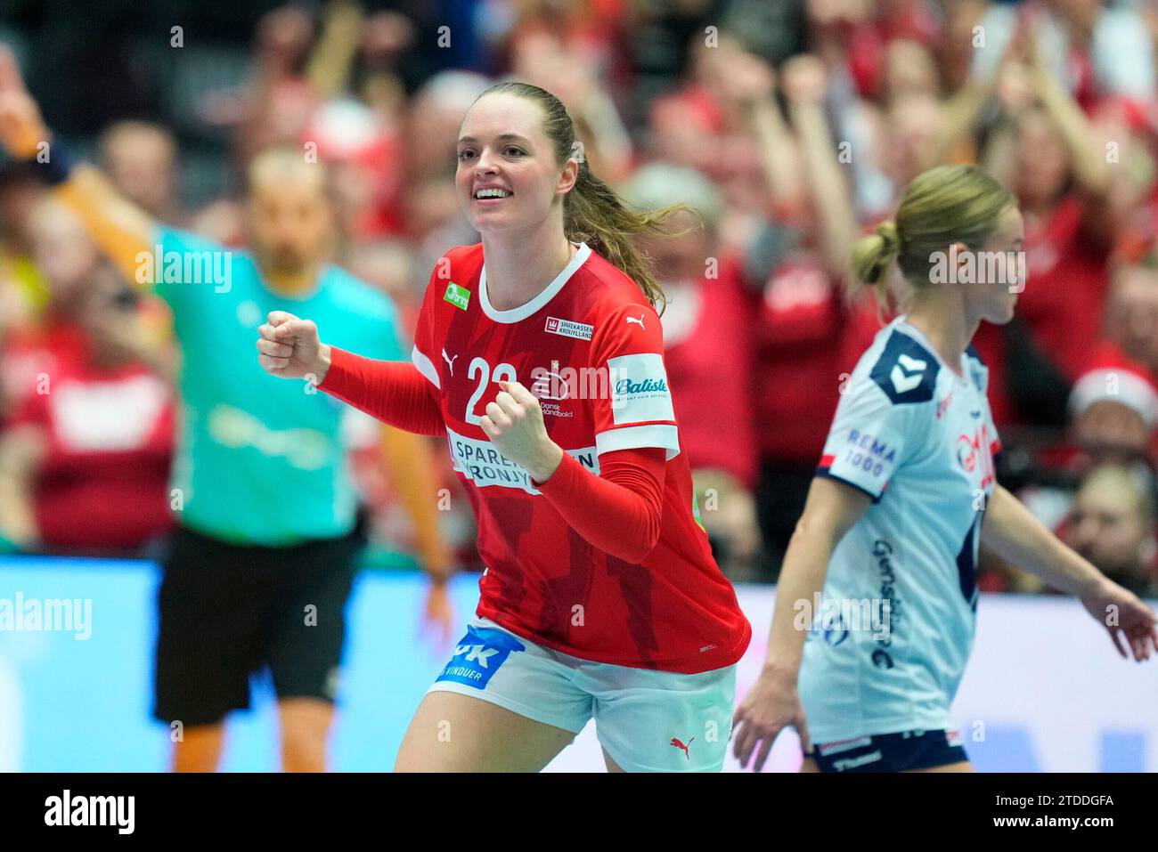 Denmark's Kristina Jorgensen in action in the IHF World Women's ... Denmark's Kristina Jorgensen in action in the IHF World Women's ...