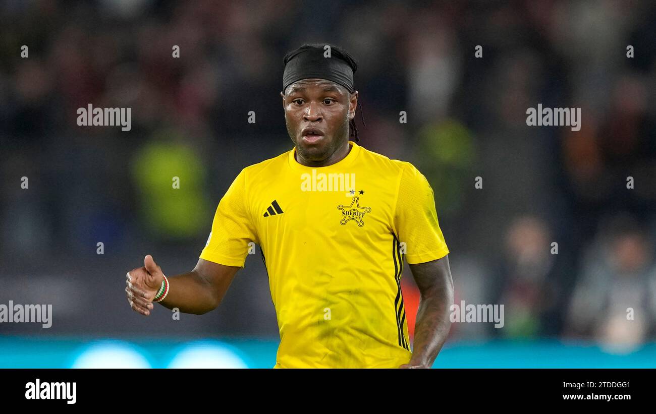 Sheriff's Cedric Badolo during a UEFA Europa League group G soccer ...