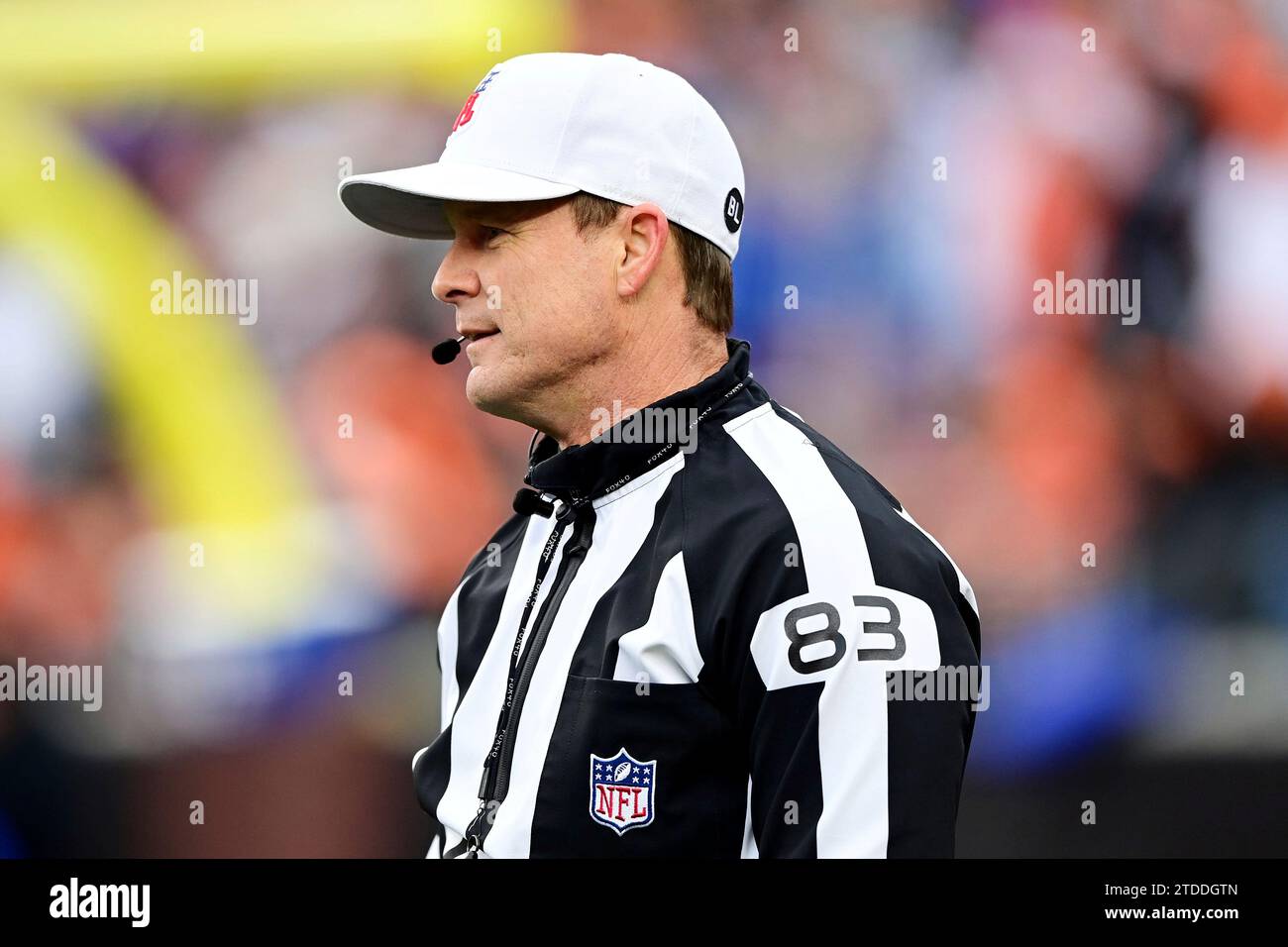 Referee Shawn Hochuli (83) during an NFL football game between the ...
