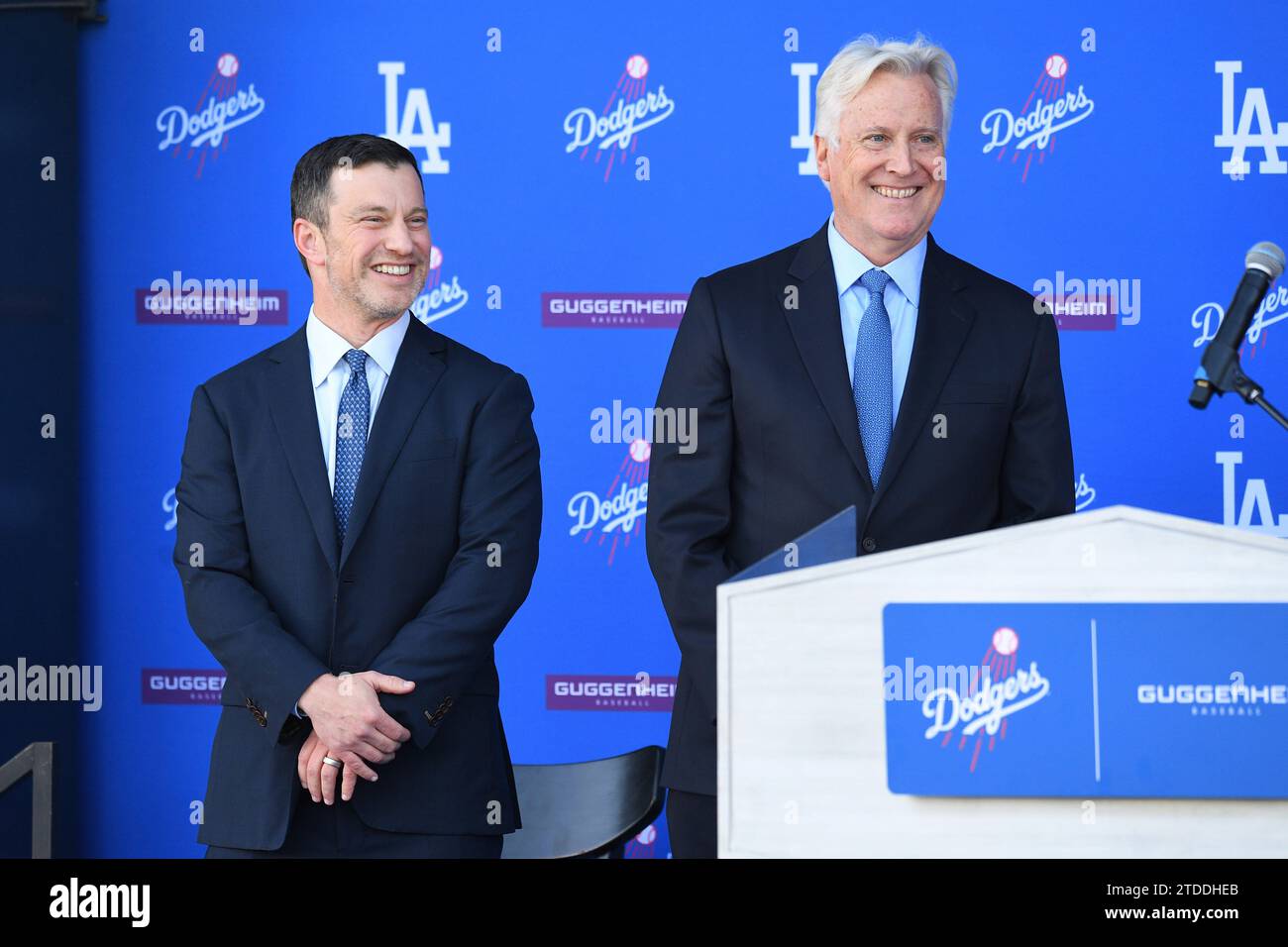 LOS ANGELES, CA - DECEMBER 14: Chairman of the Los Angeles Dodgers Mark ...