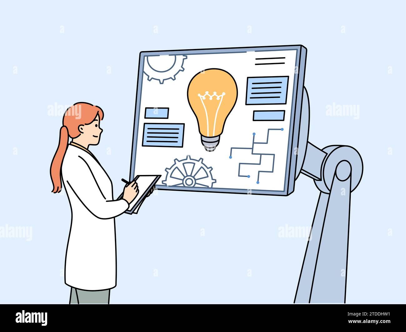 Digitalization human Stock Vector Images - Alamy