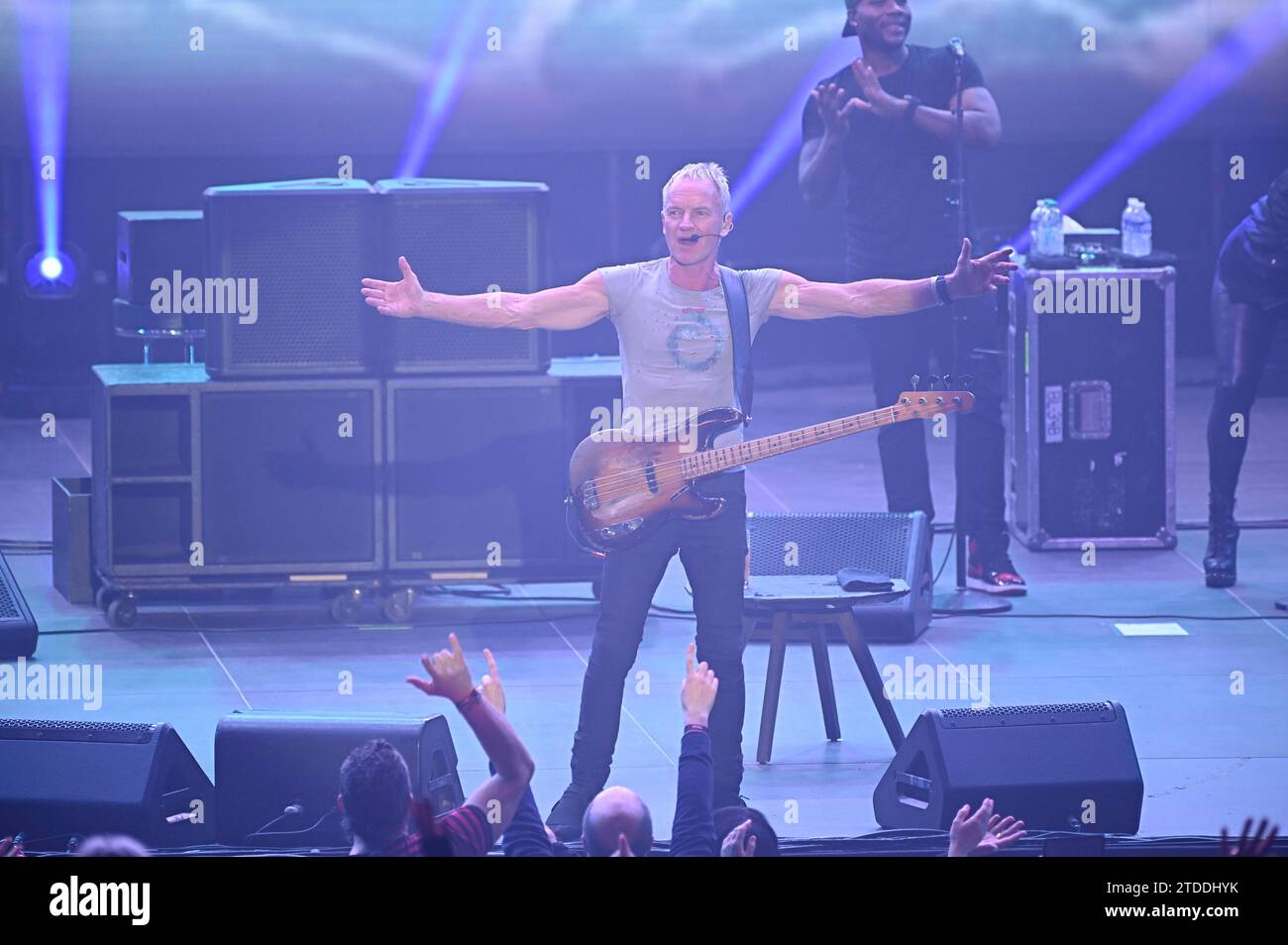 Gordon Matthew Thomas Sumner, known artistically as Sting, on stage at ...