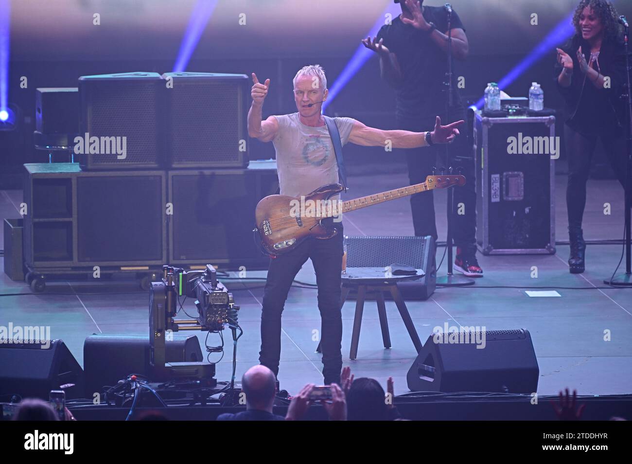 Gordon Matthew Thomas Sumner, known artistically as Sting, on stage at ...