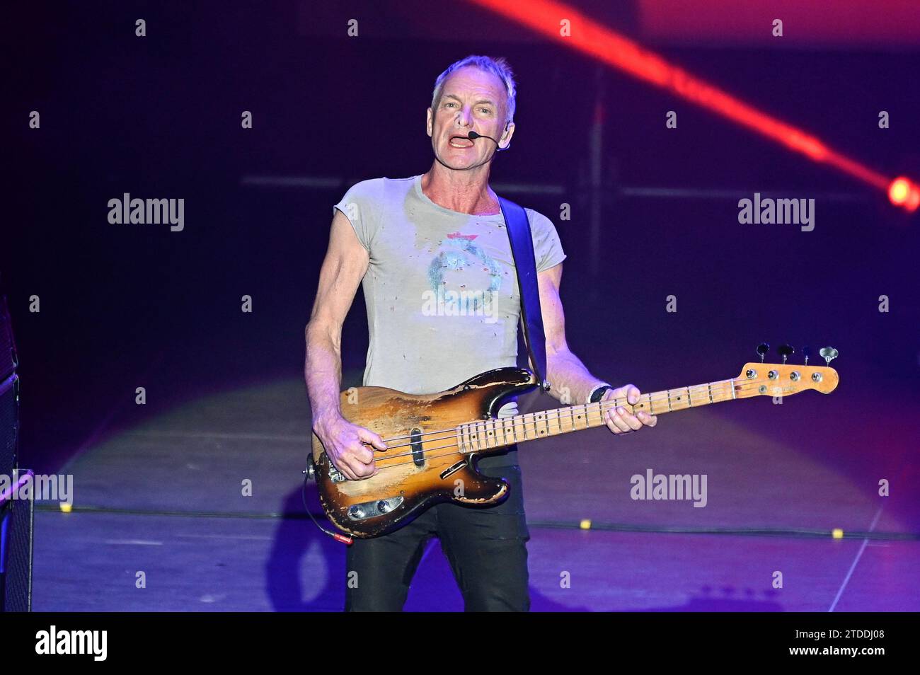Gordon Matthew Thomas Sumner, known artistically as Sting, on stage at ...