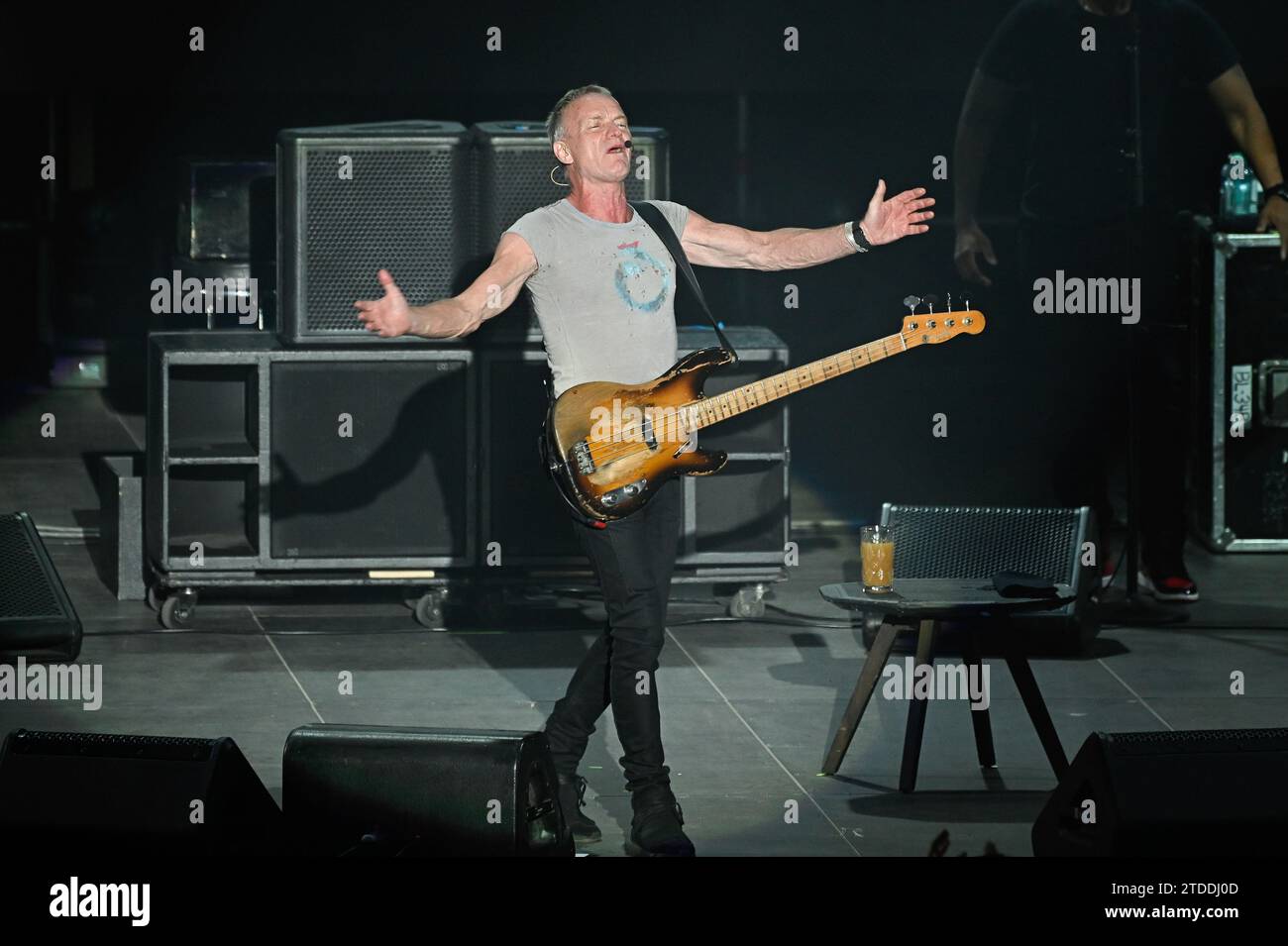 Gordon Matthew Thomas Sumner, known artistically as Sting, on stage at ...