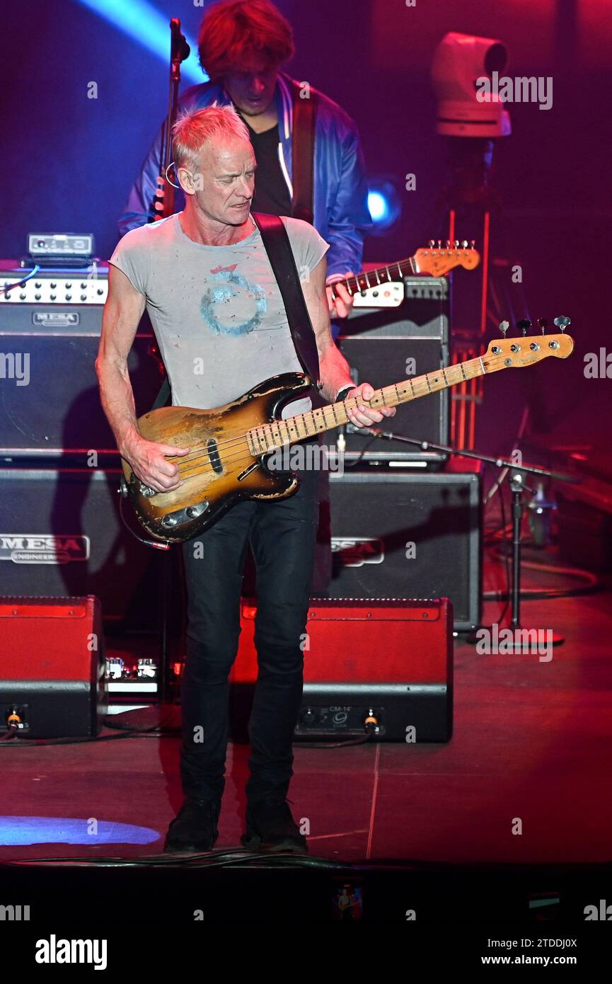 Gordon Matthew Thomas Sumner, known artistically as Sting, on stage at ...