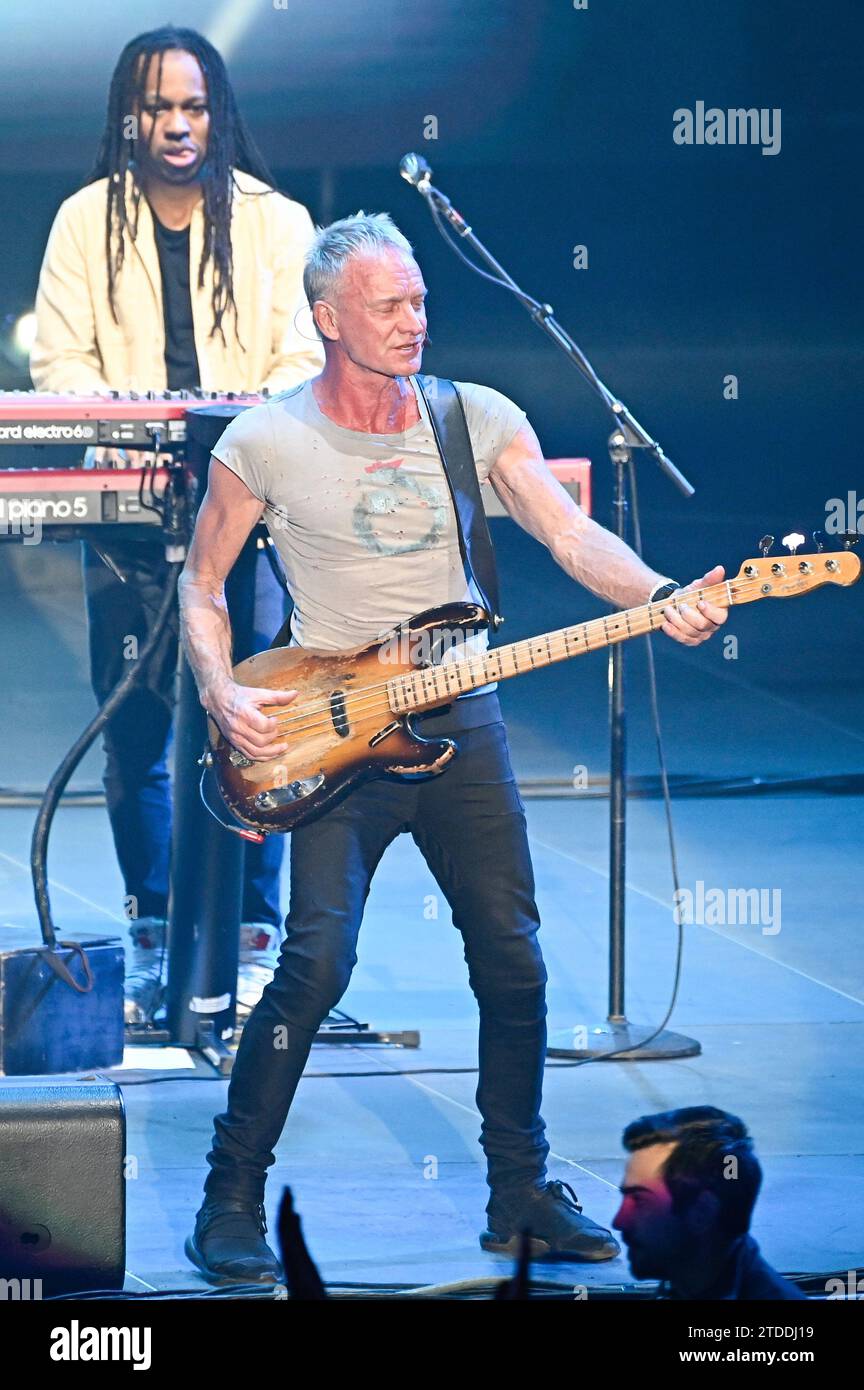Gordon Matthew Thomas Sumner, known artistically as Sting, on stage at ...