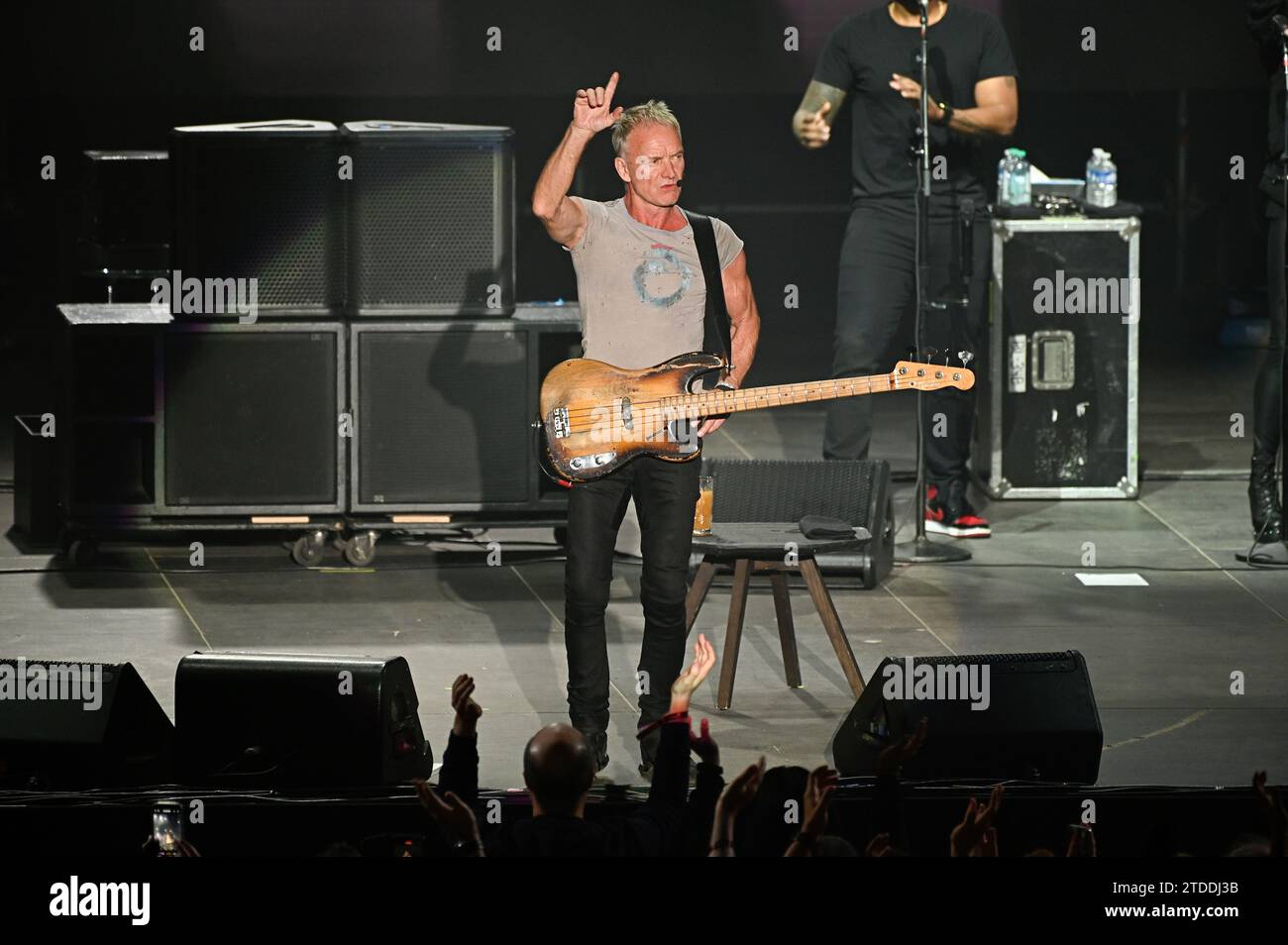 Gordon Matthew Thomas Sumner, known artistically as Sting, on stage at ...