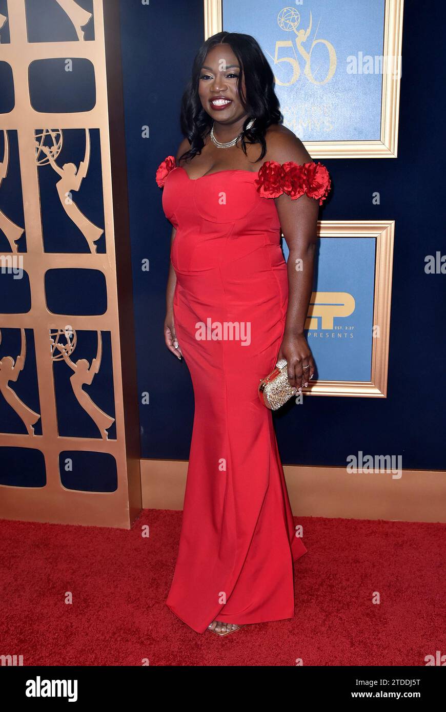 Artisha Mann Cooper arrives at the 50th Daytime Emmy Awards on Friday ...