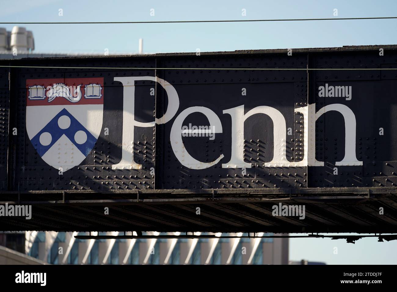 An University of Pennsylvania sign is seen in Philadelphia, Friday, Dec ...