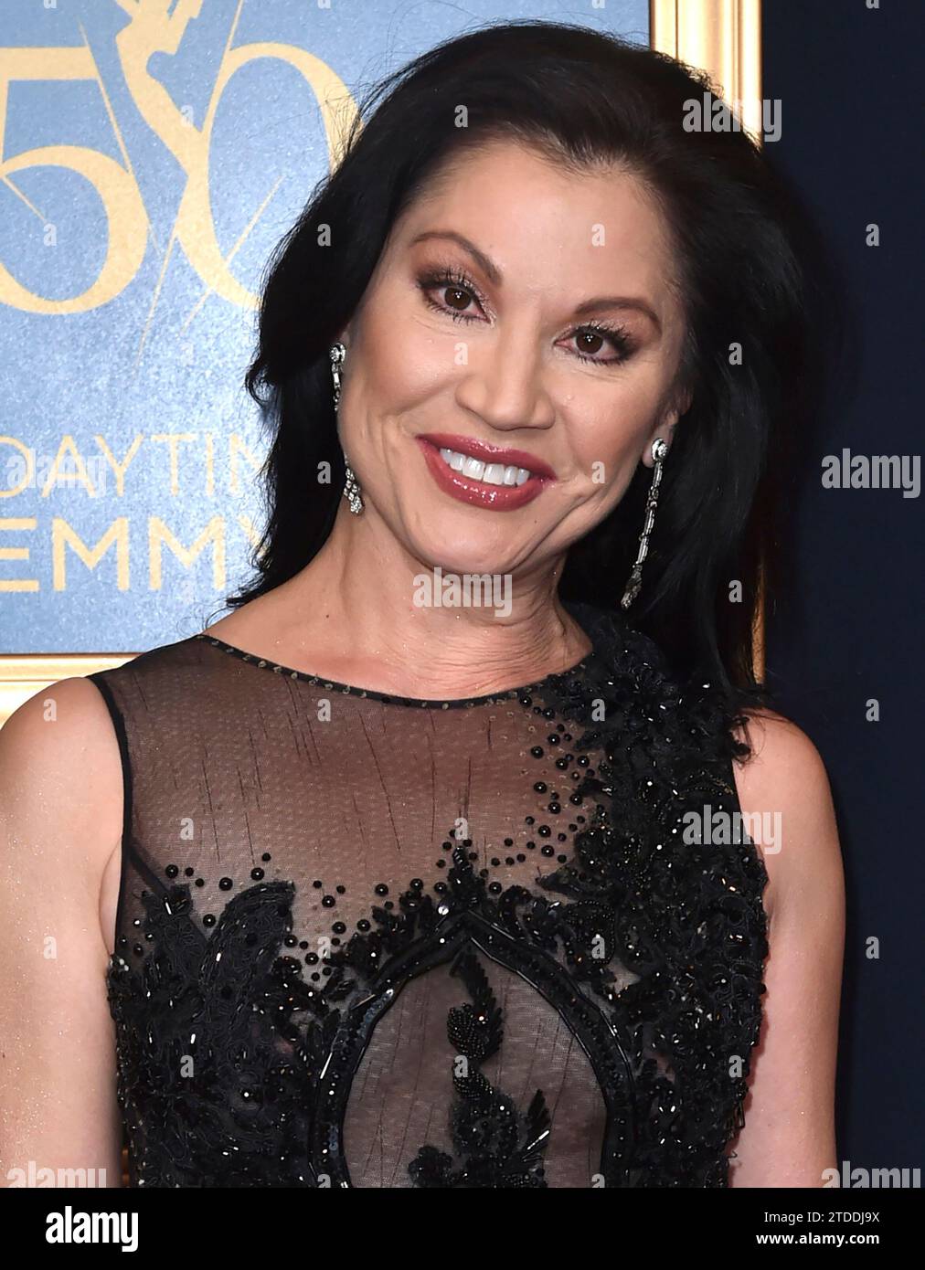 Victoria Recano arrives at the 50th Daytime Emmy Awards on Friday, Dec ...