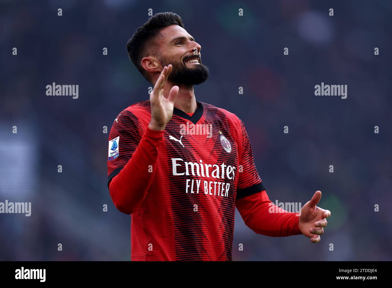 Milano, Italy. 17th Dec, 2023. Olivier Giroud of Ac Milan looks on ...