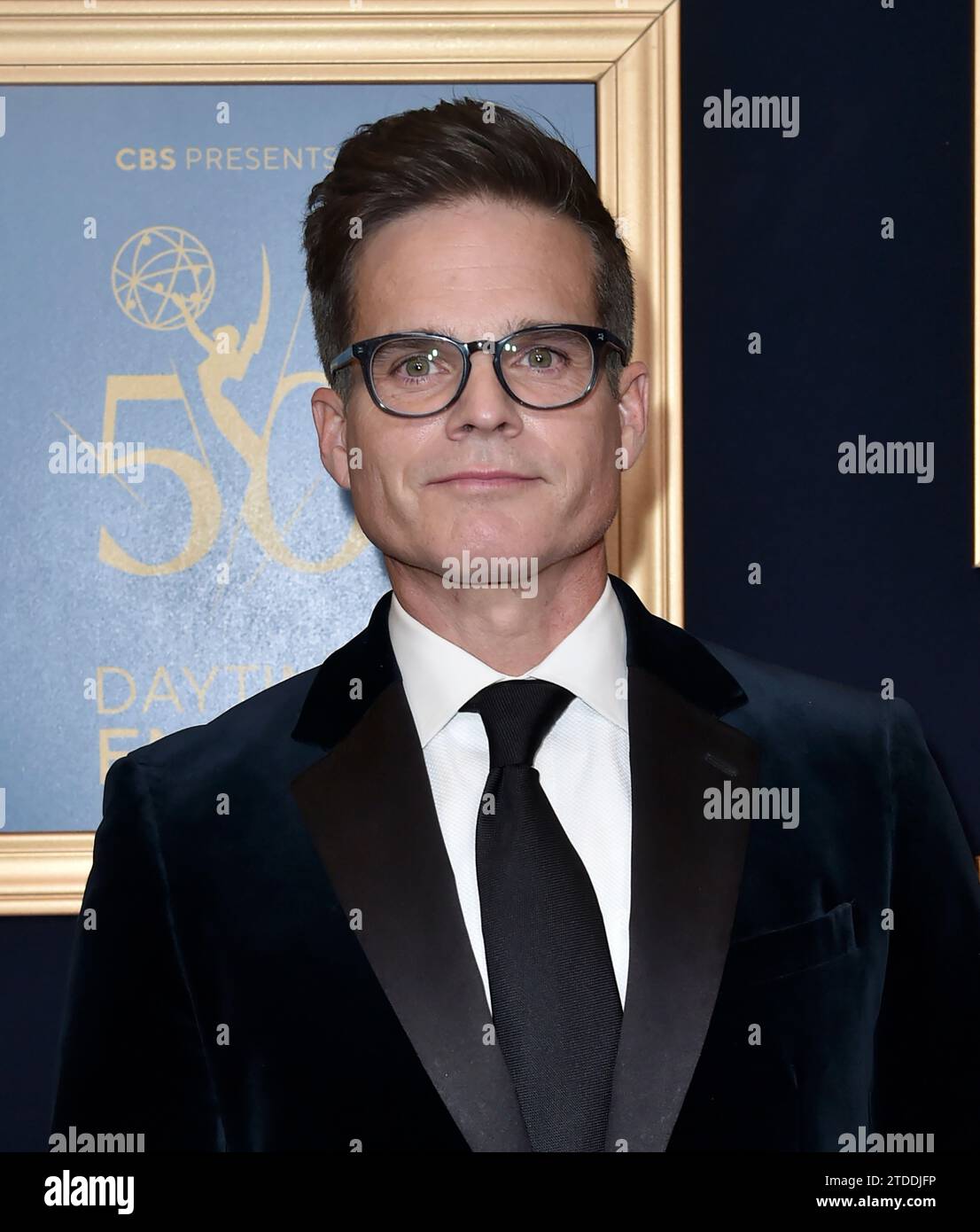Greg Rikaart arrives at the 50th Daytime Emmy Awards on Friday, Dec. 15 ...