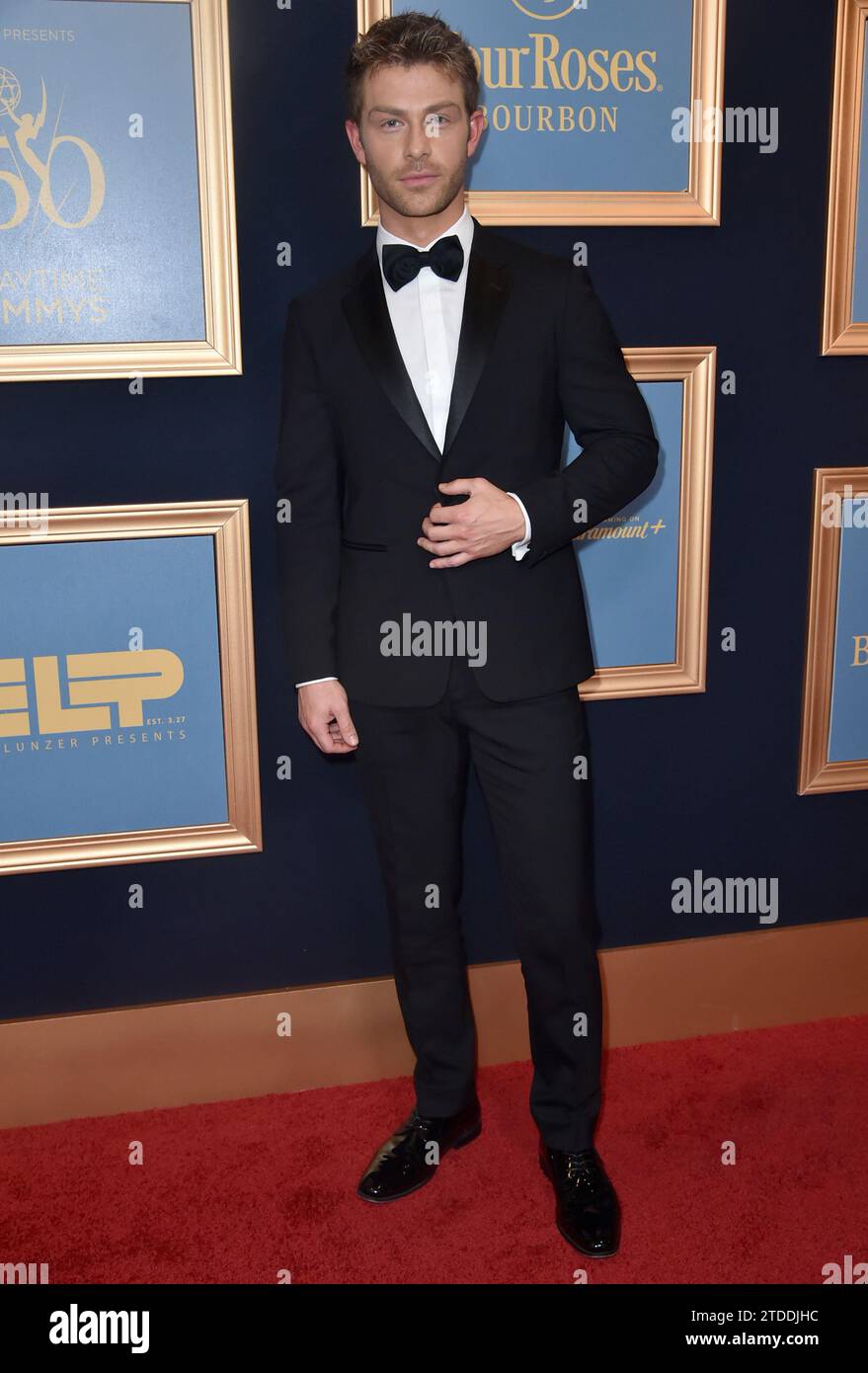 Evan Hofer arrives at the 50th Daytime Emmy Awards on Friday, Dec. 15 ...
