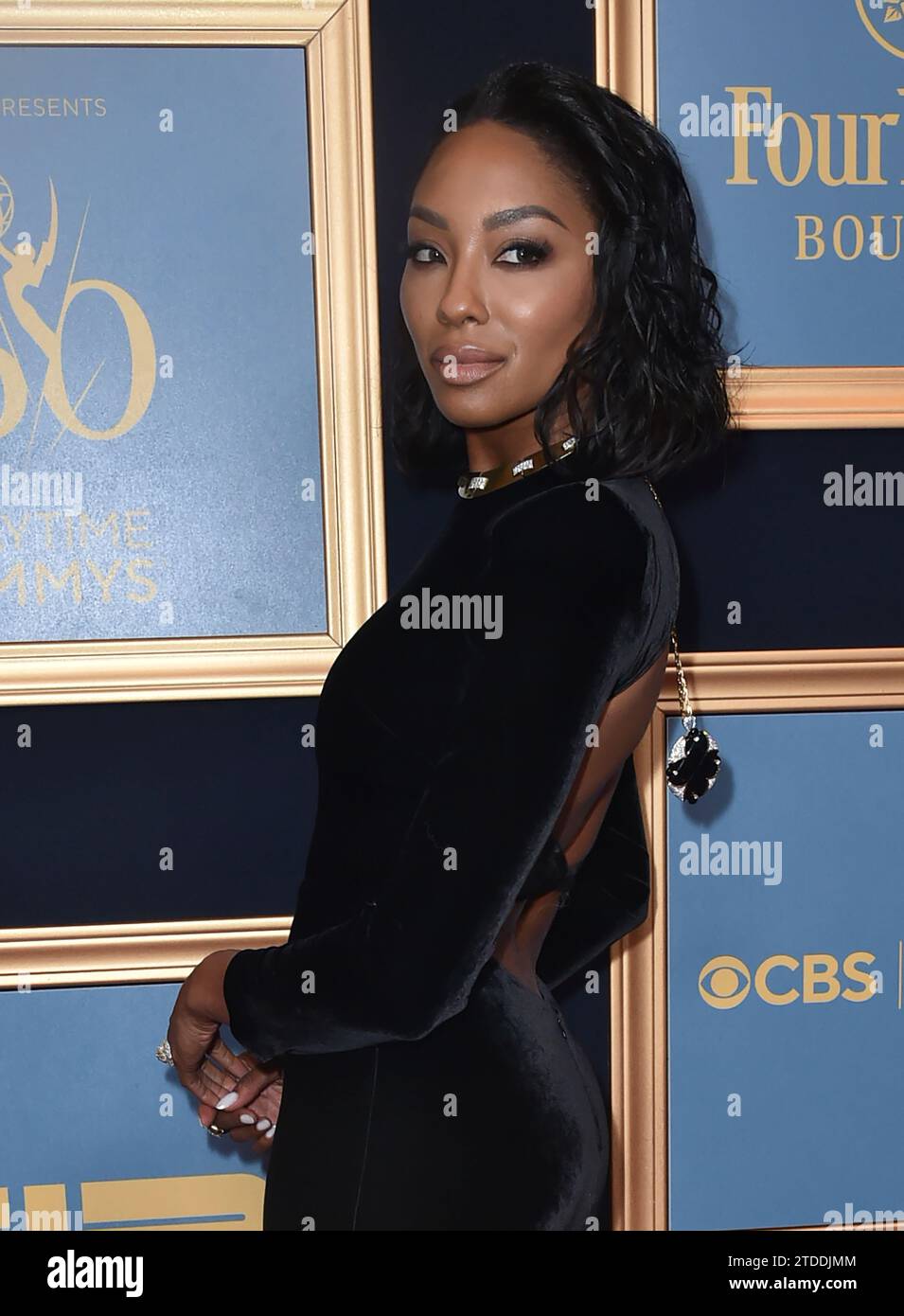 Tanisha Harper arrives at the 50th Daytime Emmy Awards on Friday, Dec ...