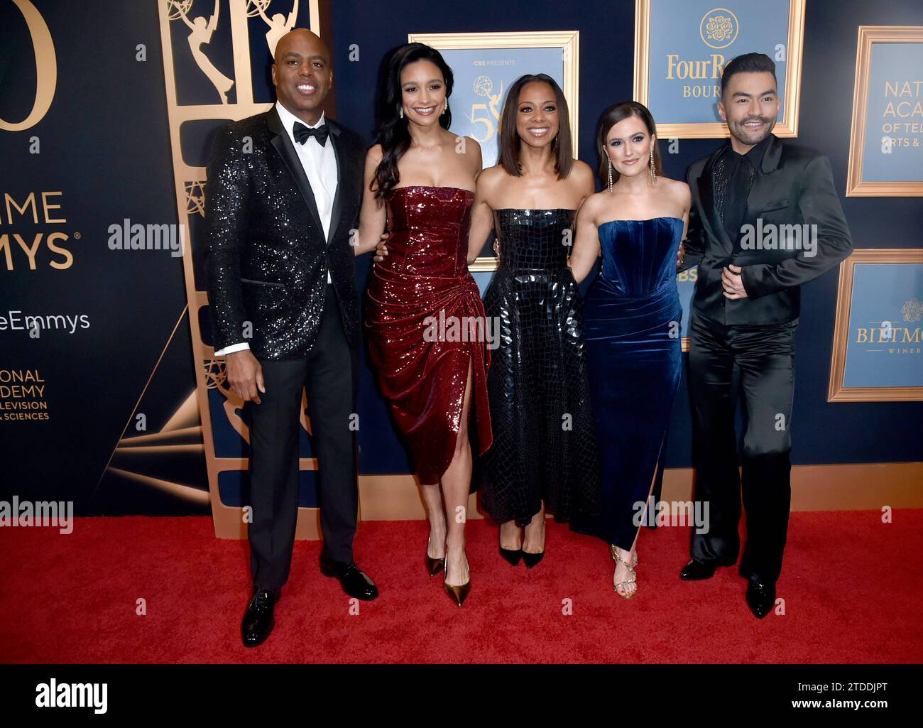 Kevin Frazier, from left, Rachel Smith, Nischelle Turner, Cassie ...