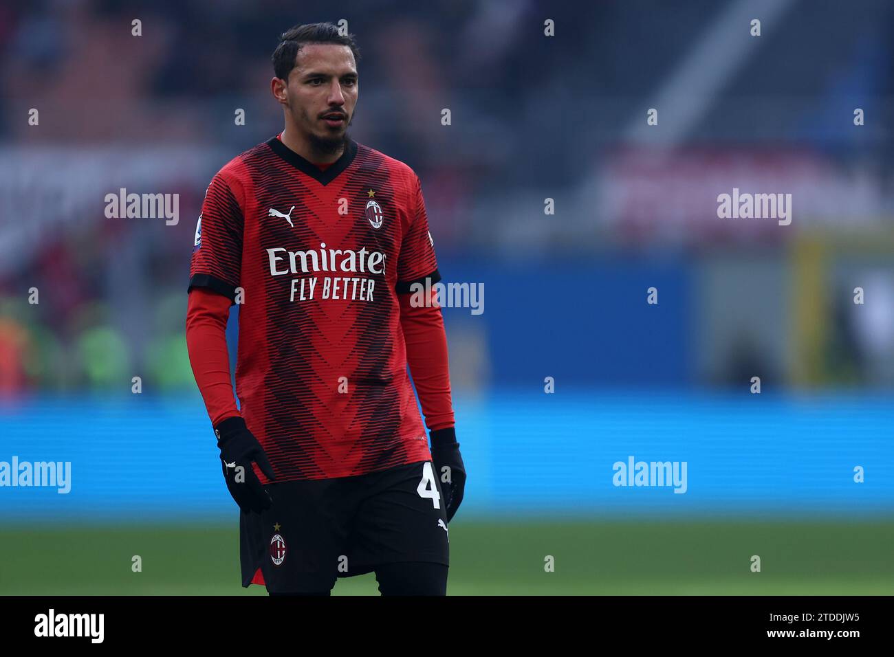 Milano, Italy. 17th Dec, 2023. Ismael Bennacer of Ac Milan looks on ...