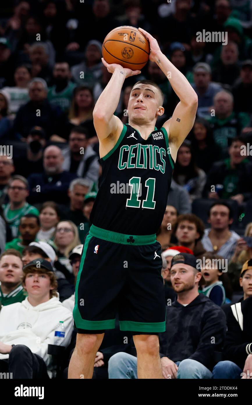 Boston Celtics' Payton Pritchard plays against the Orlando Magic during ...