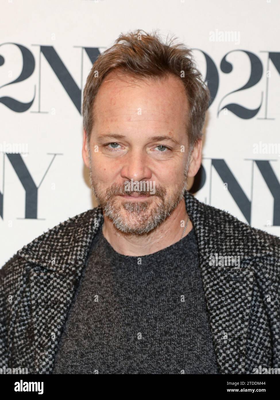 Actor Peter Sarsgaard poses backstage before discussing the film ...