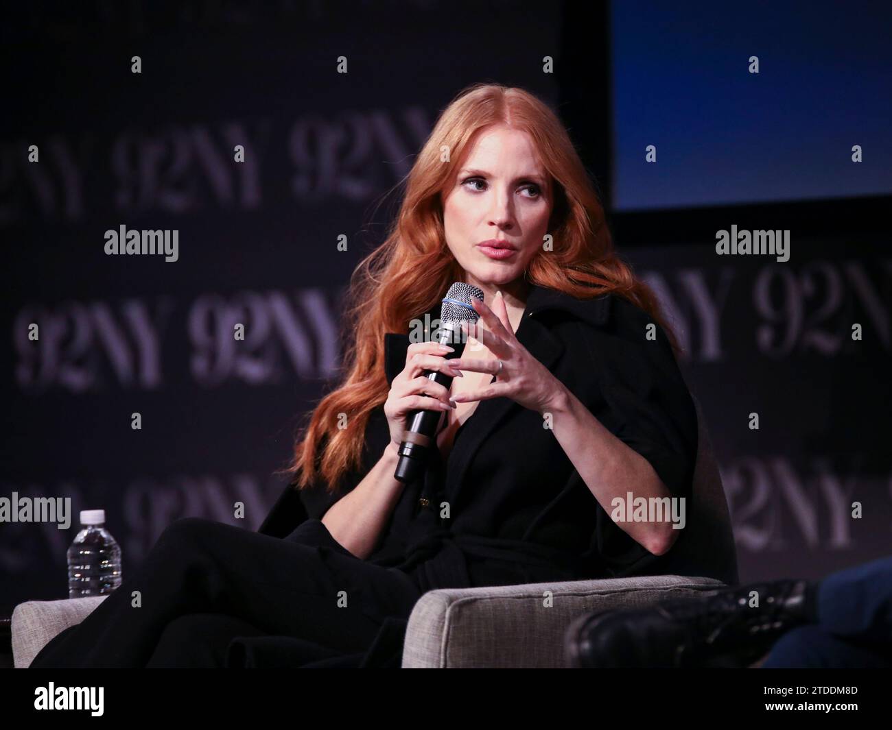 Actor Jessica Chastain discusses the film "Memory" at The 92nd Street Y ...