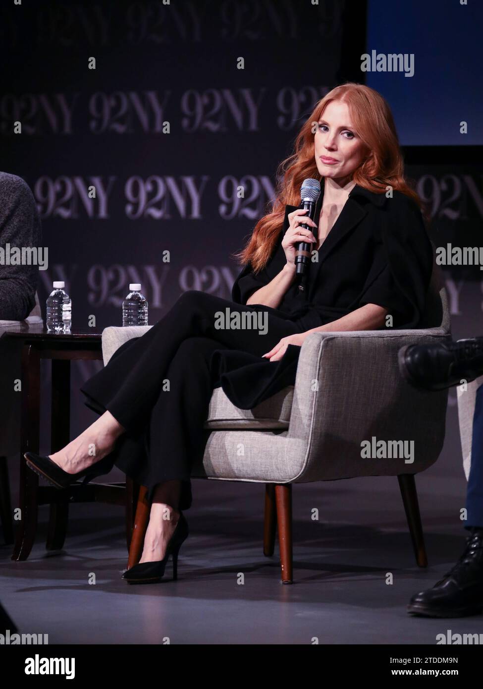 Actor Jessica Chastain discusses the film "Memory" at The 92nd Street Y ...