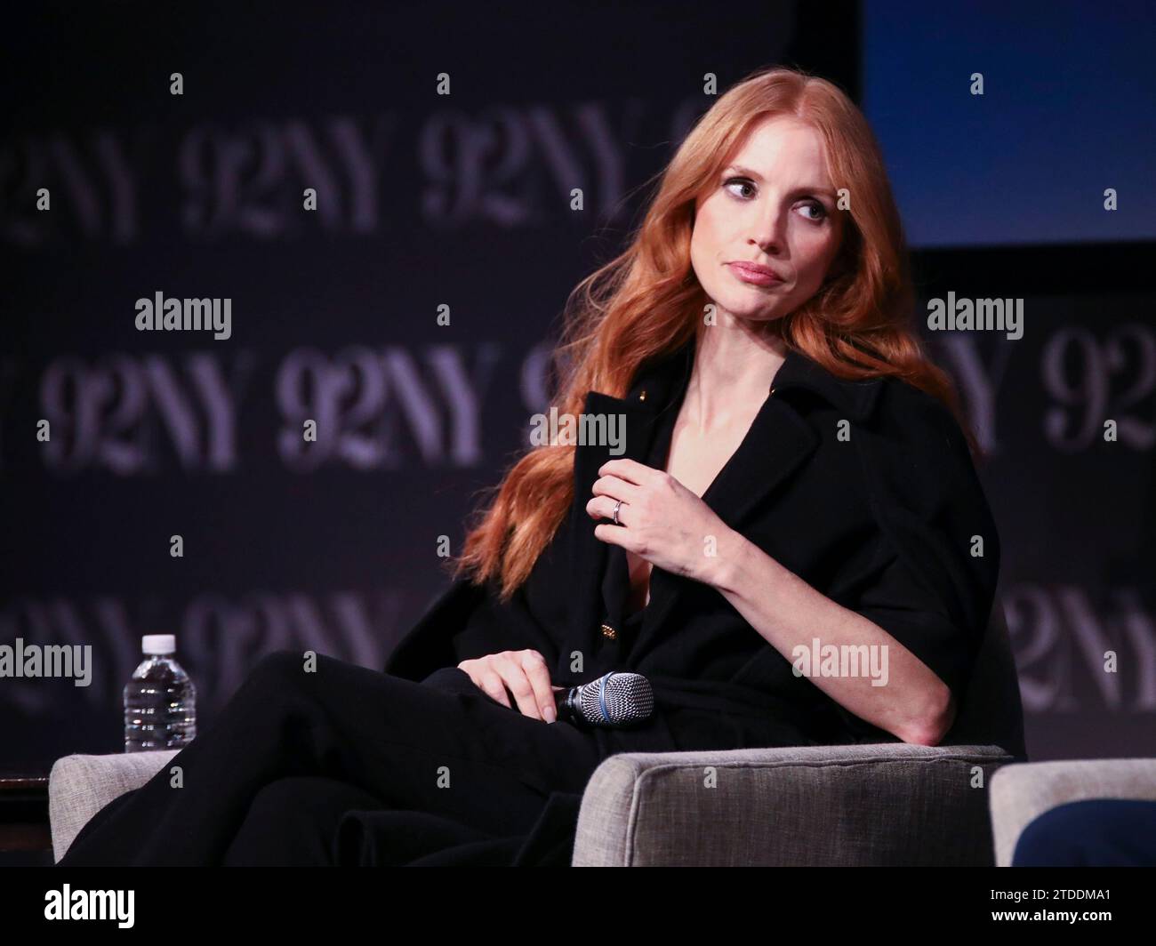 Actor Jessica Chastain discusses the film "Memory" at The 92nd Street Y ...