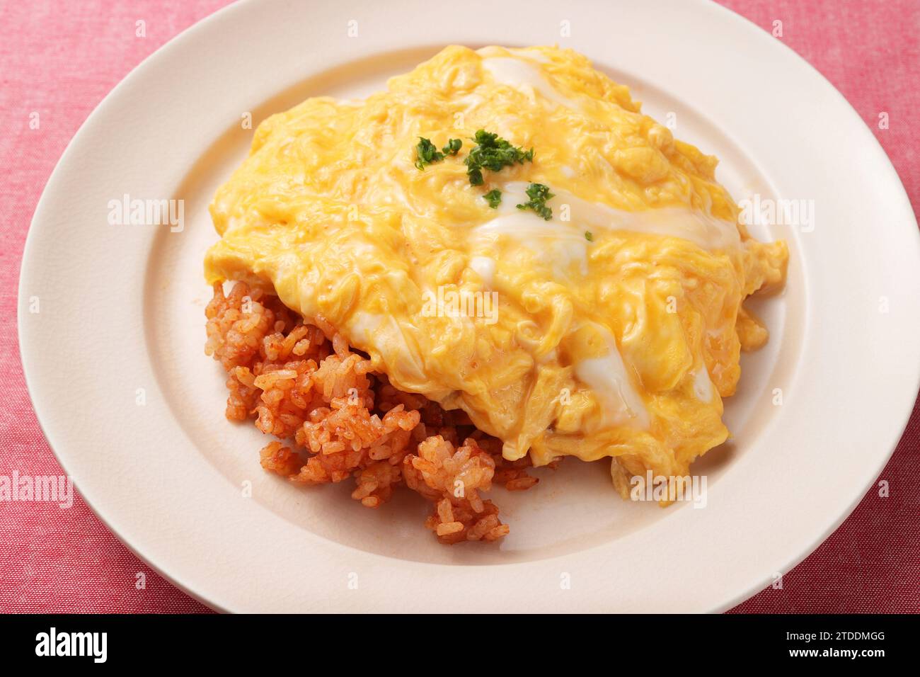 A dish of Omurice is pictured in Tokyo on Dec. 12, 2023. The dish is s ...