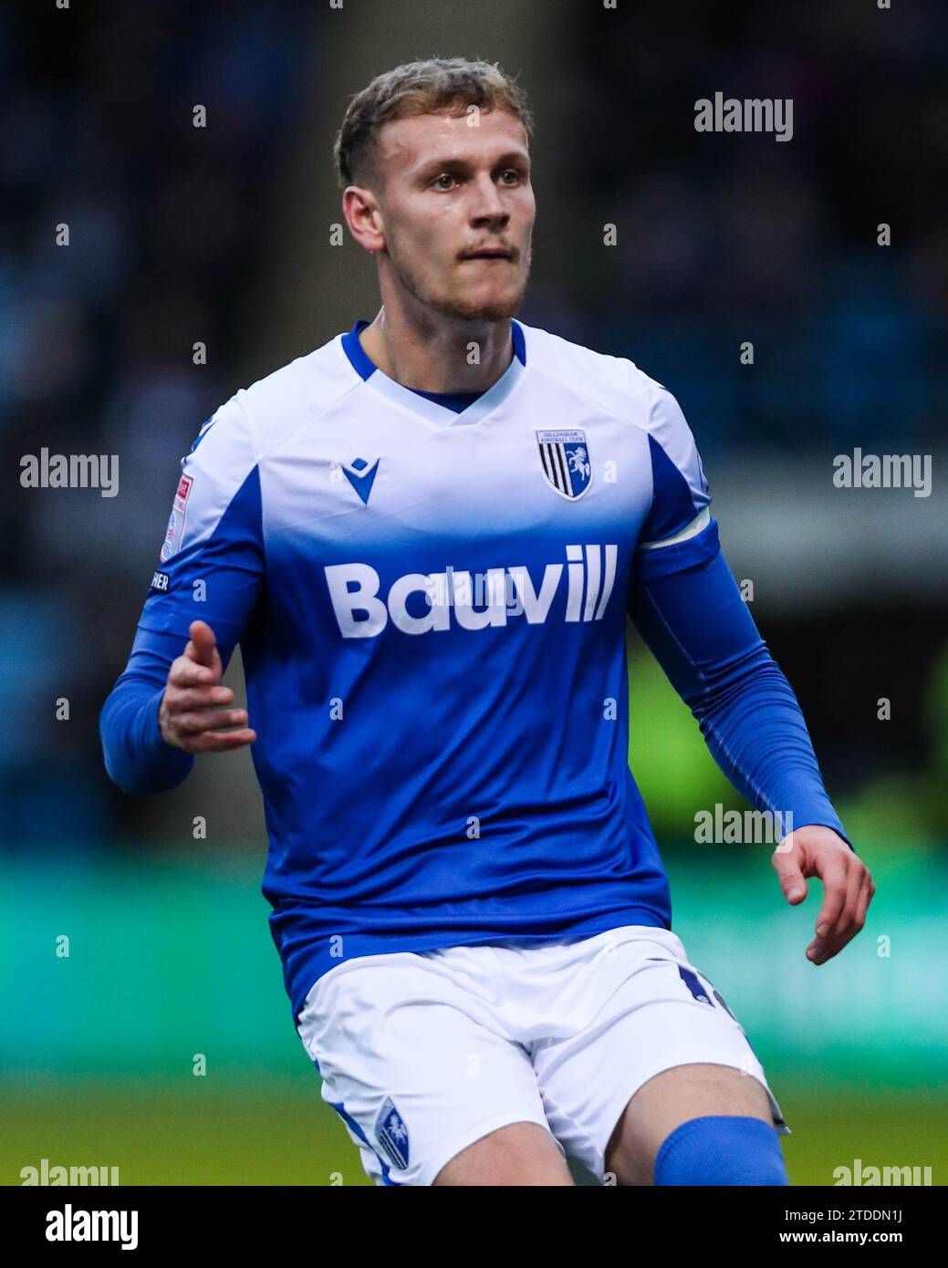 Gillingham's Ethan Coleman in action during the Sky Bet League Two ...