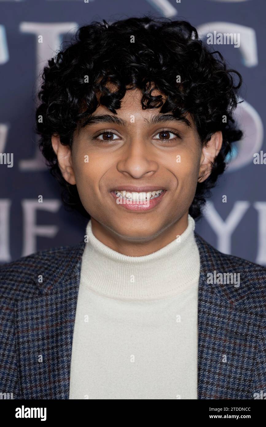 Aryan Simhadri poses for photographers upon arrival at the premiere of ...